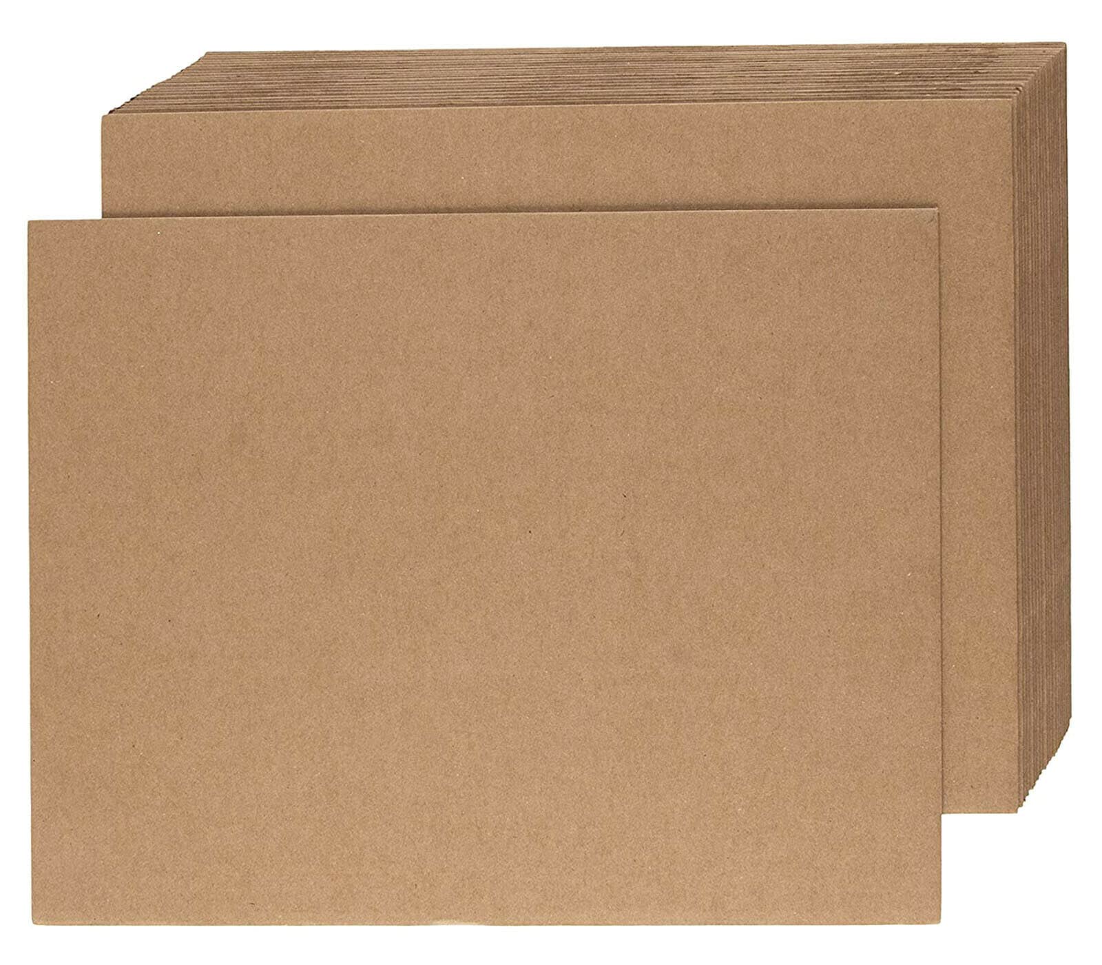 5 x Corrugated Cardboard Packaging Sheets Kraft Pads Single and Double ...