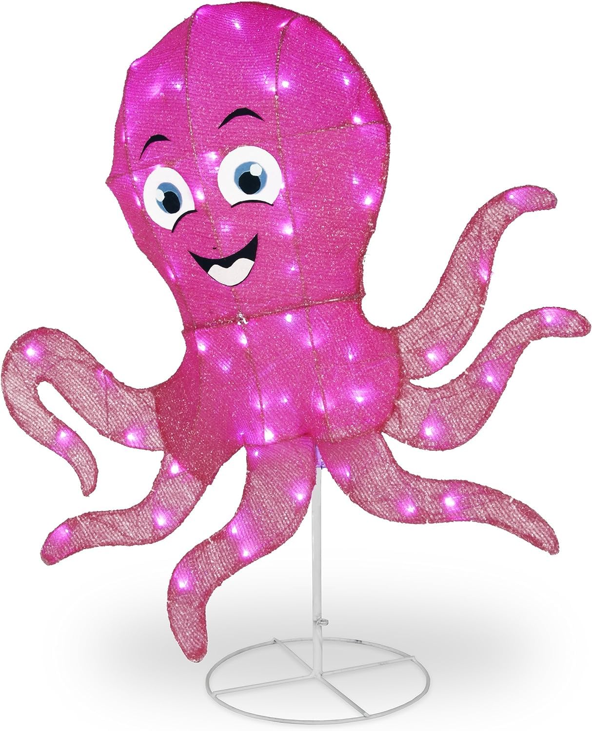 Amazon.com: National Tree Octopus Décor, 36", Pink : Patio, Lawn & Garden