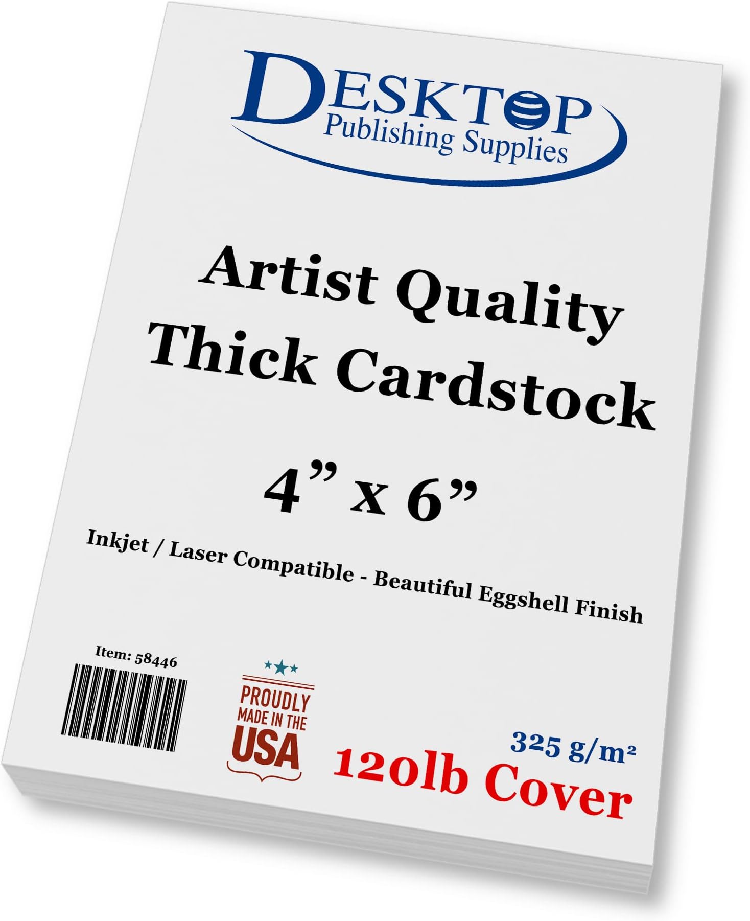 Amazon.com : Extra Heavy Duty 140lb Cover Cardstock - 4" x 6" Bright ...