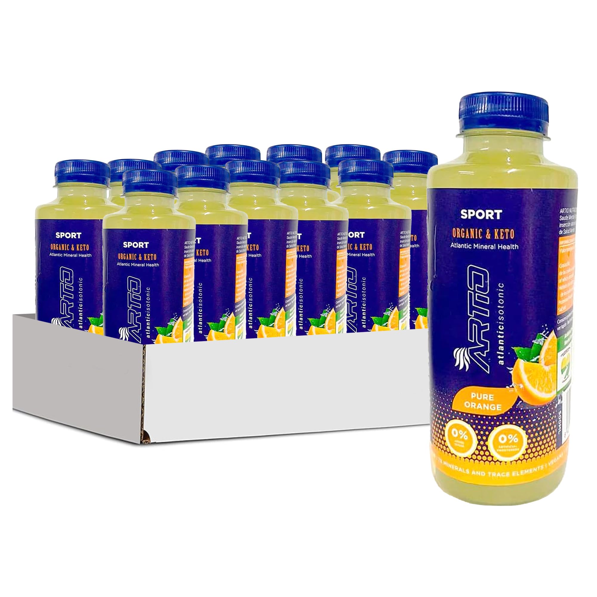 Amazon.com : ARTIO Sport Orange - Isotonic drink made with 10% seawater ...