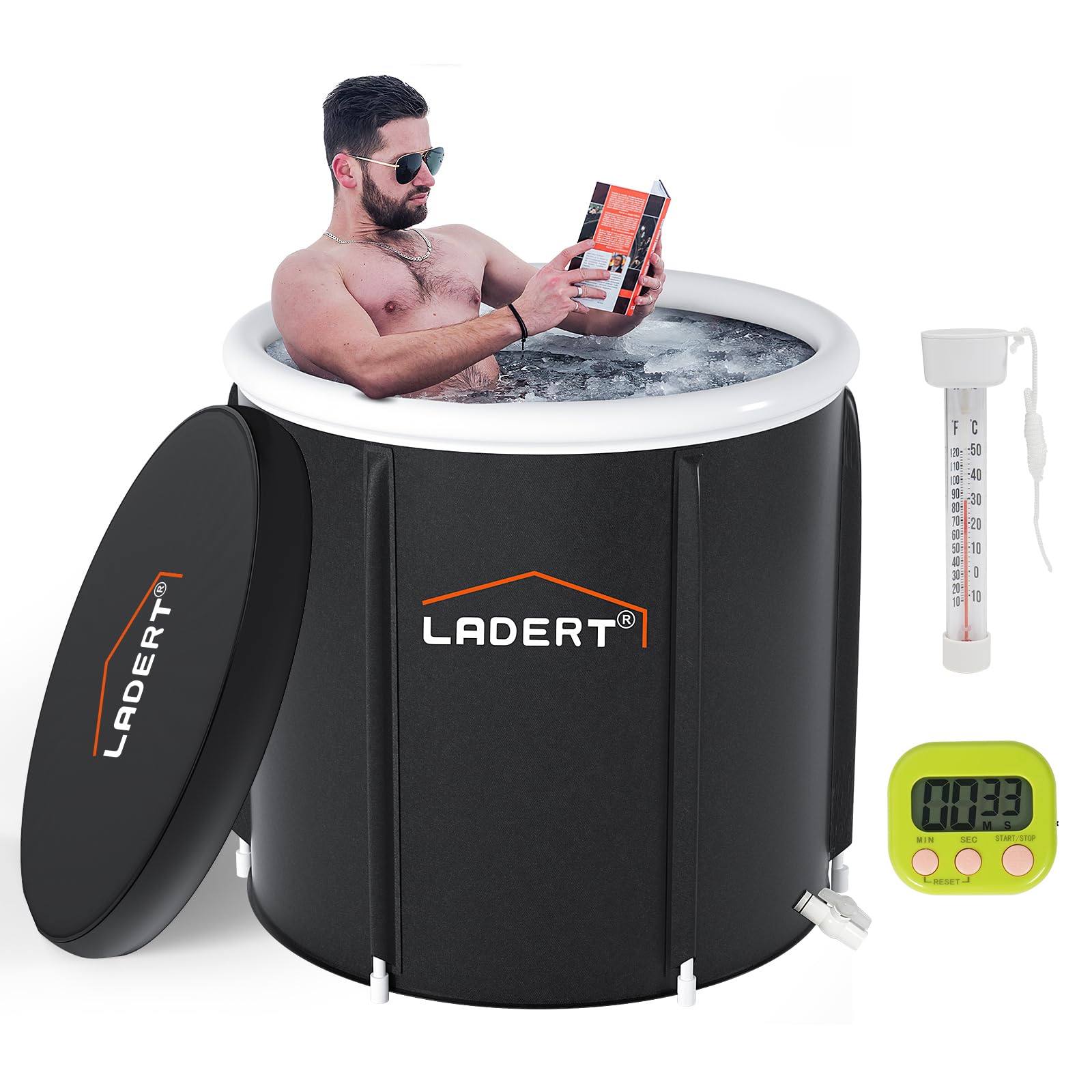 Cold Plunge Tub, Ice Bath Tub for Athletes Cold Water Therapy Recovery ...