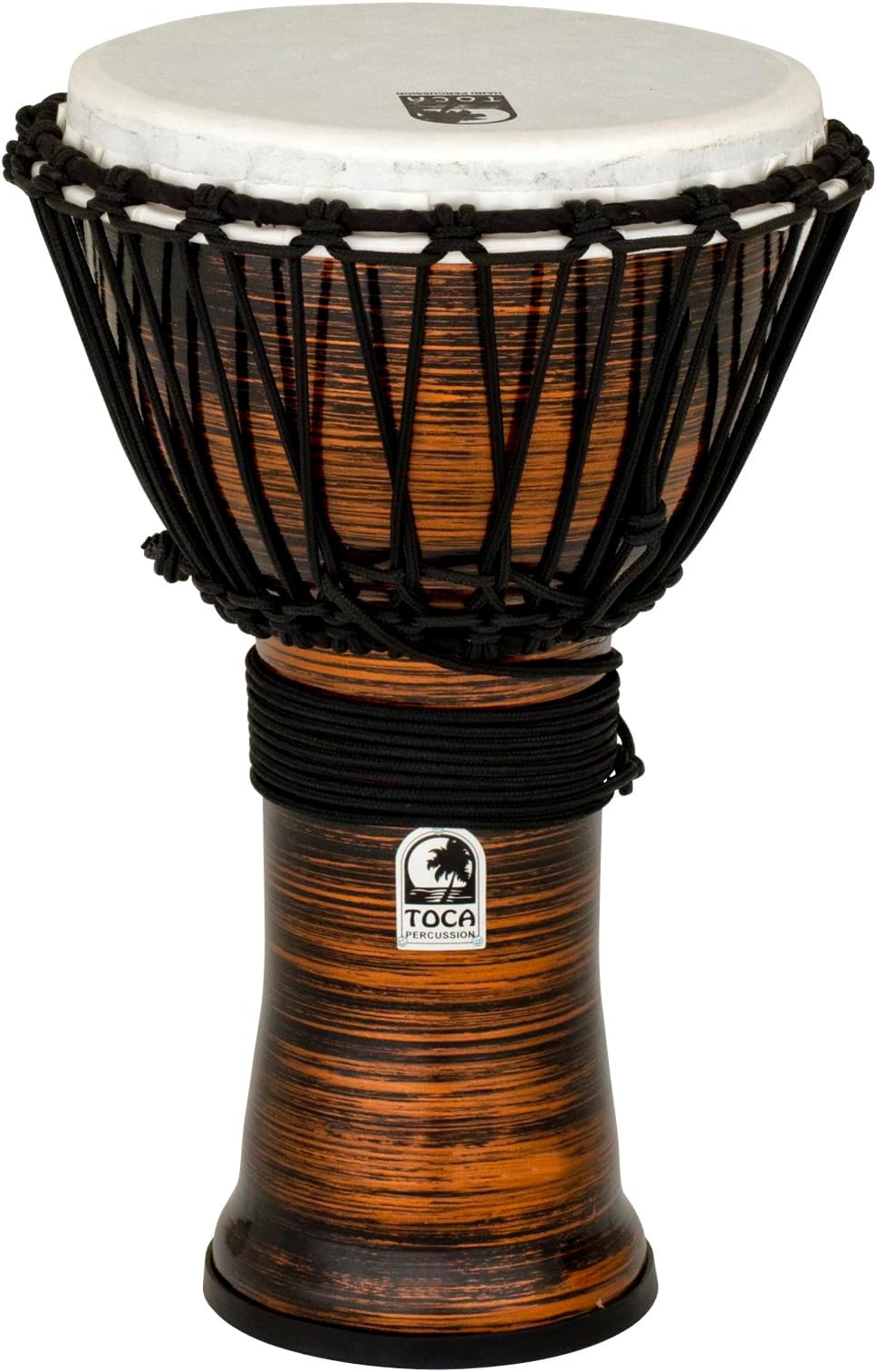 Amazon.com: Toca TF2DJ-12R Freestyle II Rope Tuned 12-Inch Djembe ...