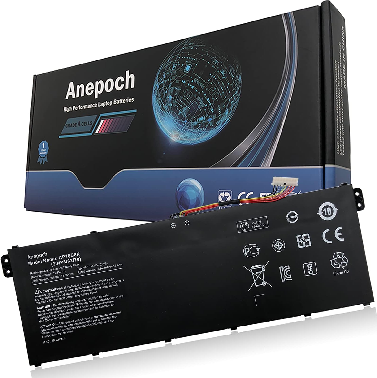 Amazon.com: AP18C8K Battery for Acer Swift 3 SF314-42 SF314-57 SF314-58 ...