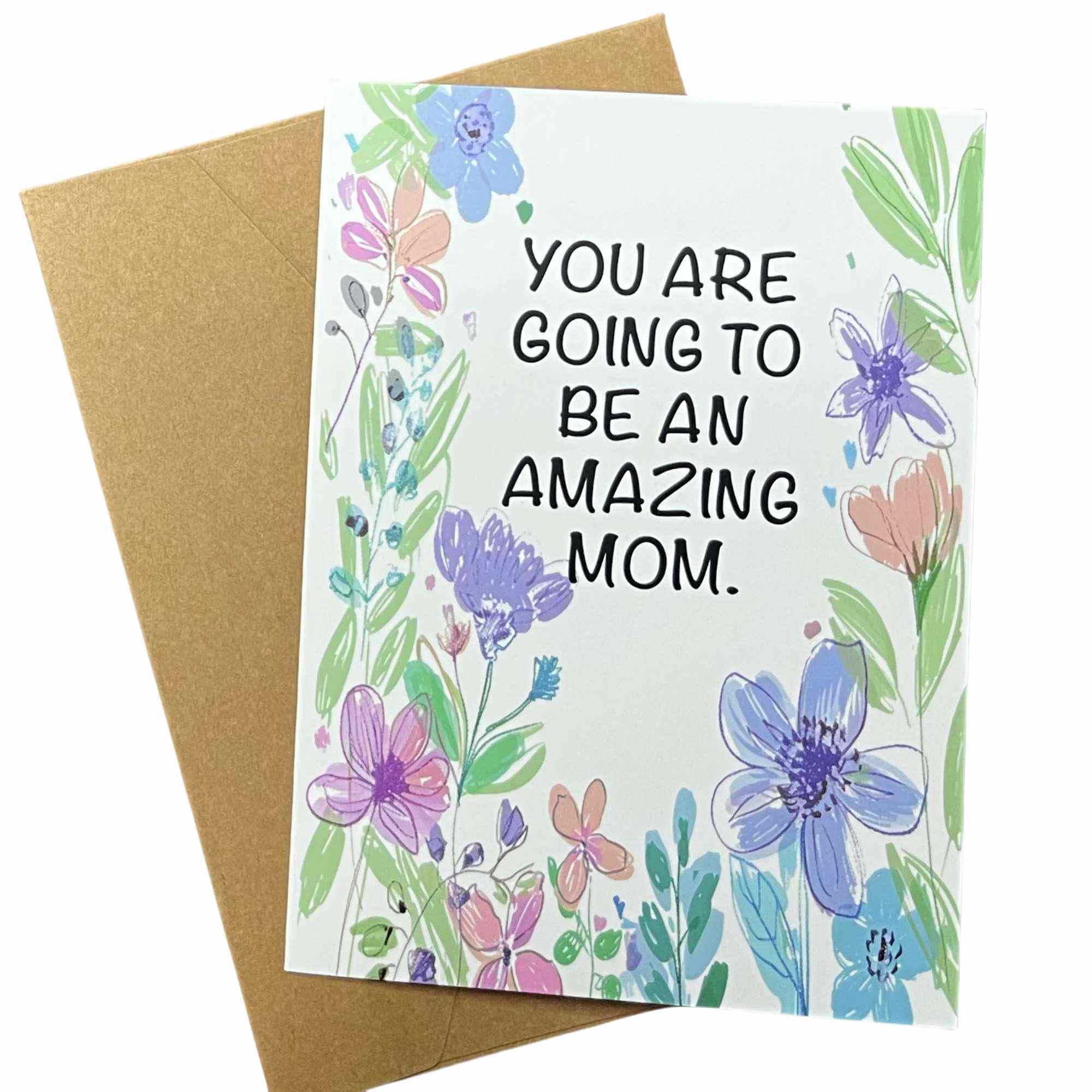 Amazon.com : thinkor Card for Pregnant Woman | Gift to Inspire Mom ...