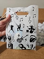 Amazon.com: 50PCS Rock and Roll Party Favors Goodie Bags, Rock Themed ...