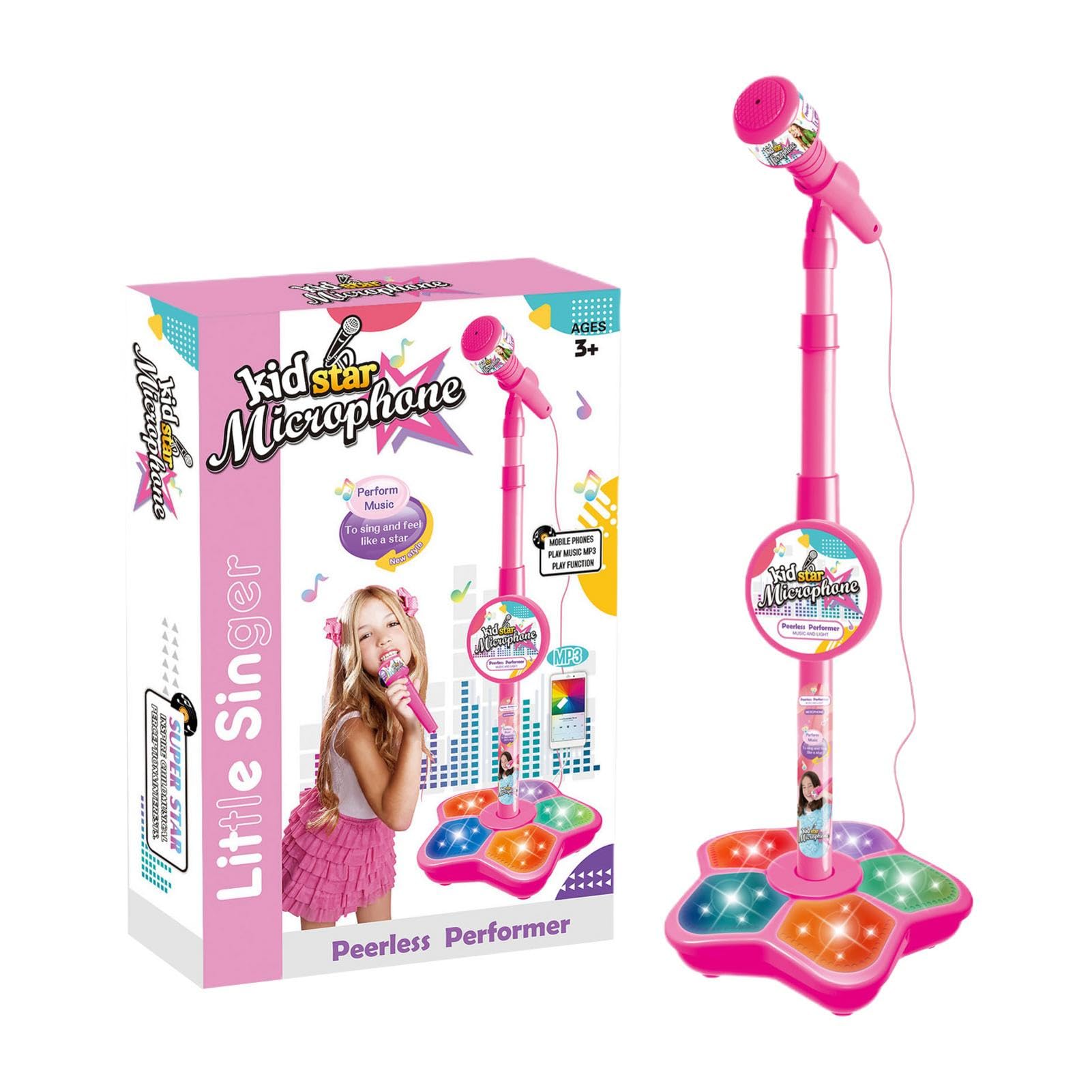 Stand Up Microphone Kids, Child Microphone With Adjustable Stand For ...