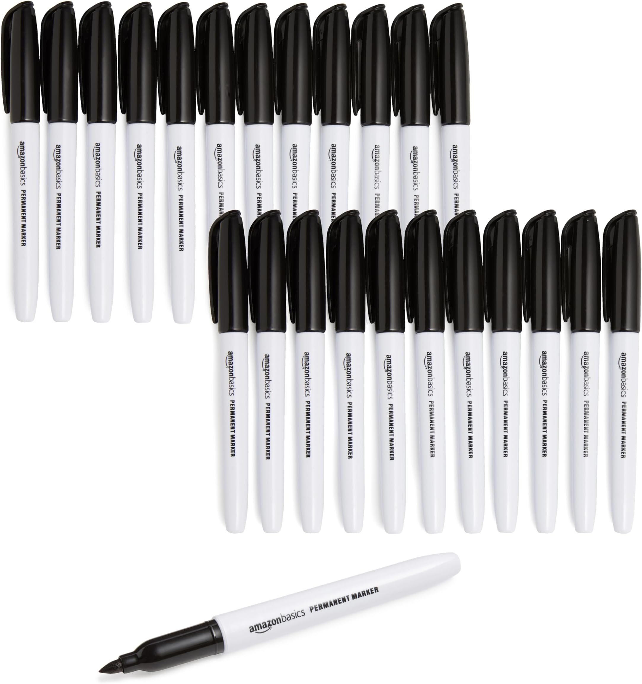 Amazon.com : Nicecho Permanent Markers, Black Permanent Marker Pens, 30 ...