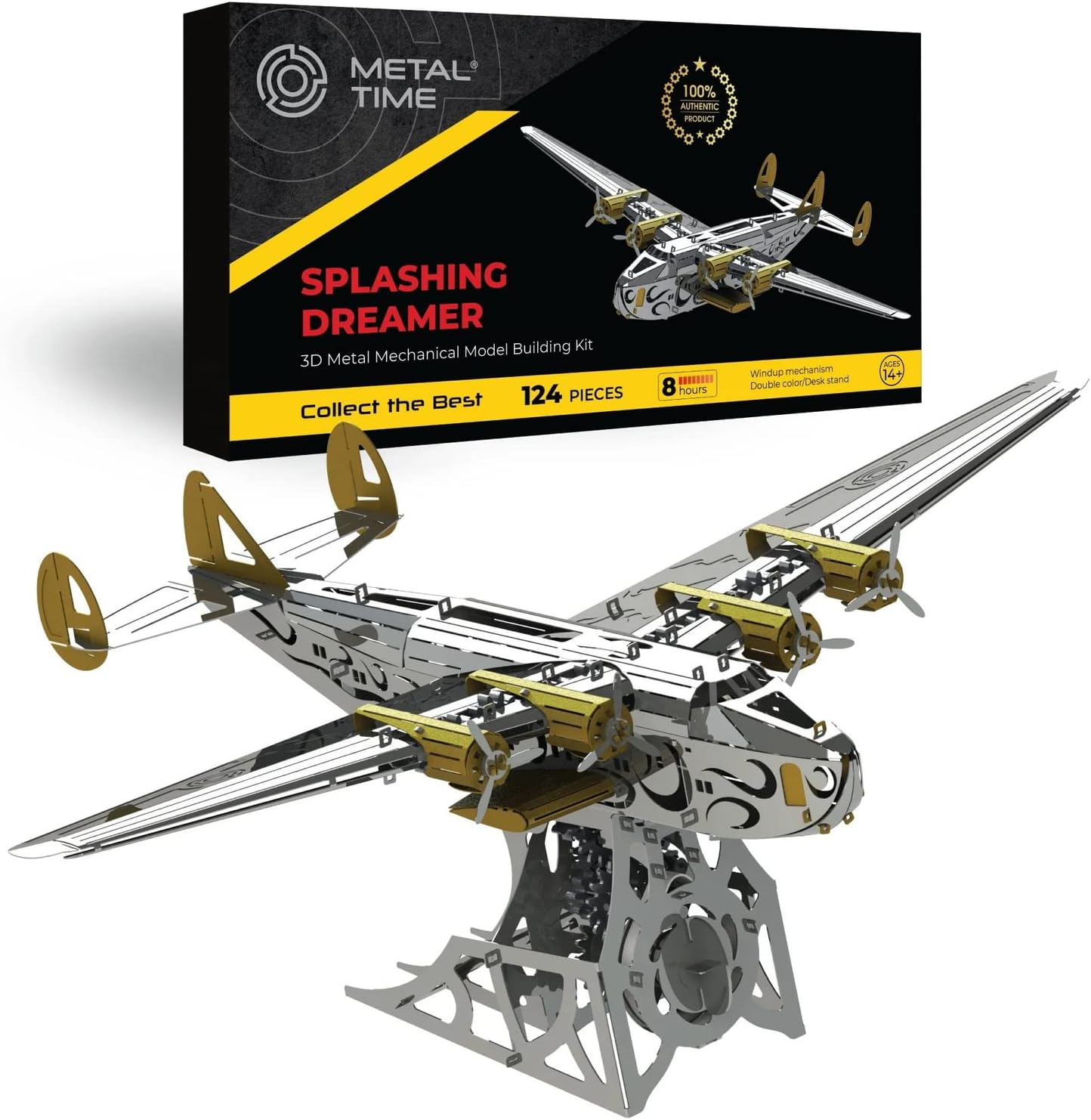 METAL-TIME Boeing-314 Model, SPLASHING DREAMER, 3D Metal Airplane Model ...
