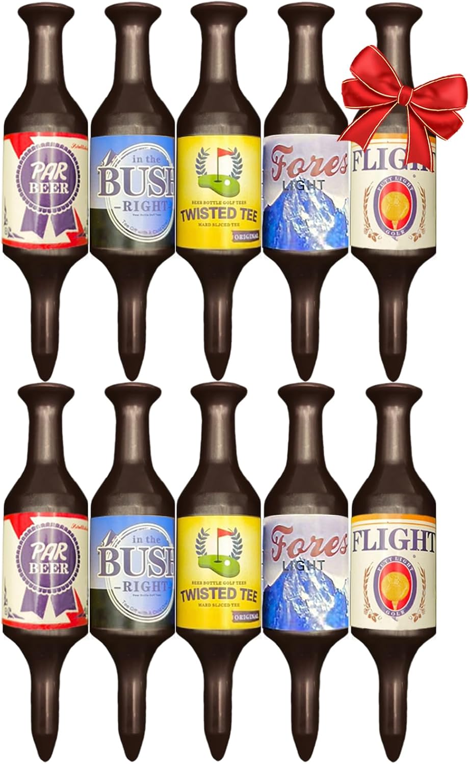 Amazon.com : ZVVN 10 Pack Golf Tees Beer Bottle Handmade,Recyclable ...