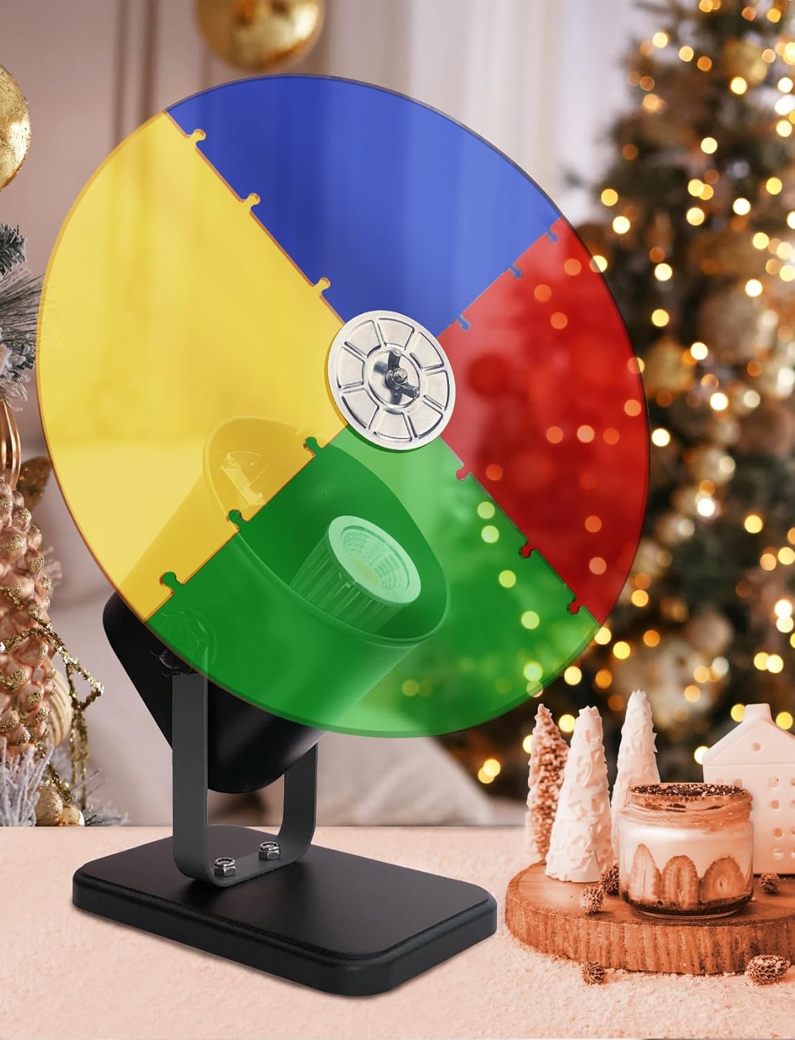 Amazon.com: Color Wheel for Christmas Tree with Timing Function, E27 LED Light Won't get hot ...