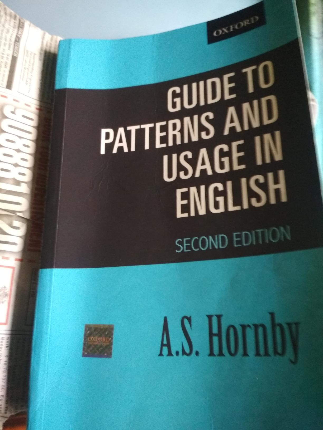 GUIDE TO PATTERNS AND USAGE : A.S. Hornby: Amazon.in: Books