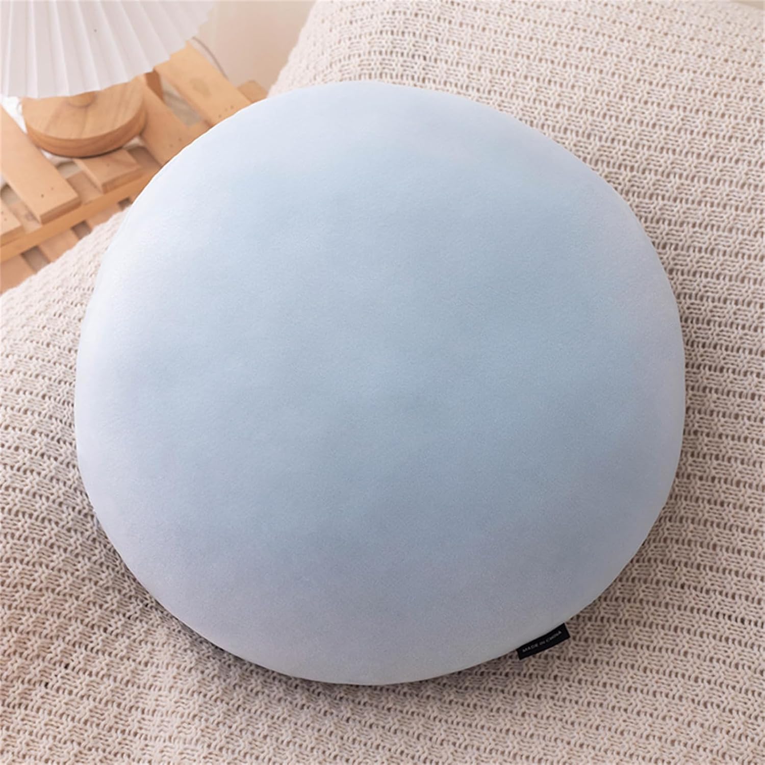 Amazon.com: MOJUN Round Throw Pillow, 15.7" Soft Solid Color Round Sofa ...