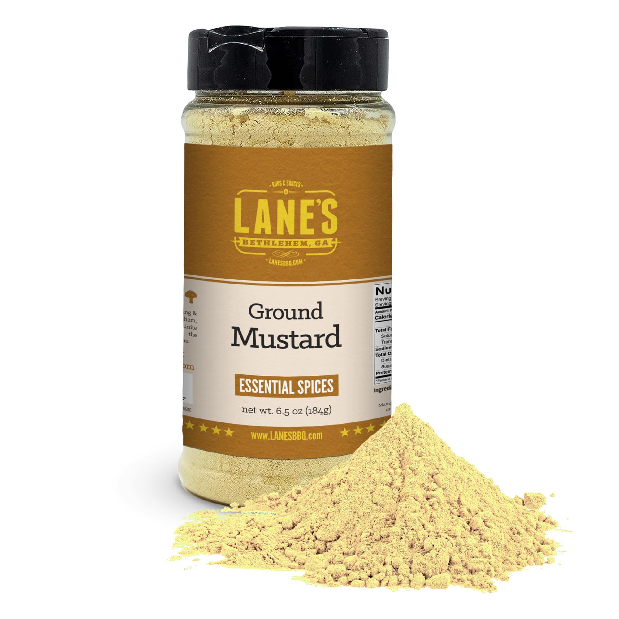 Amazon.com : Lane's Ground Mustard Powder, All-Natural Ground Dry ...