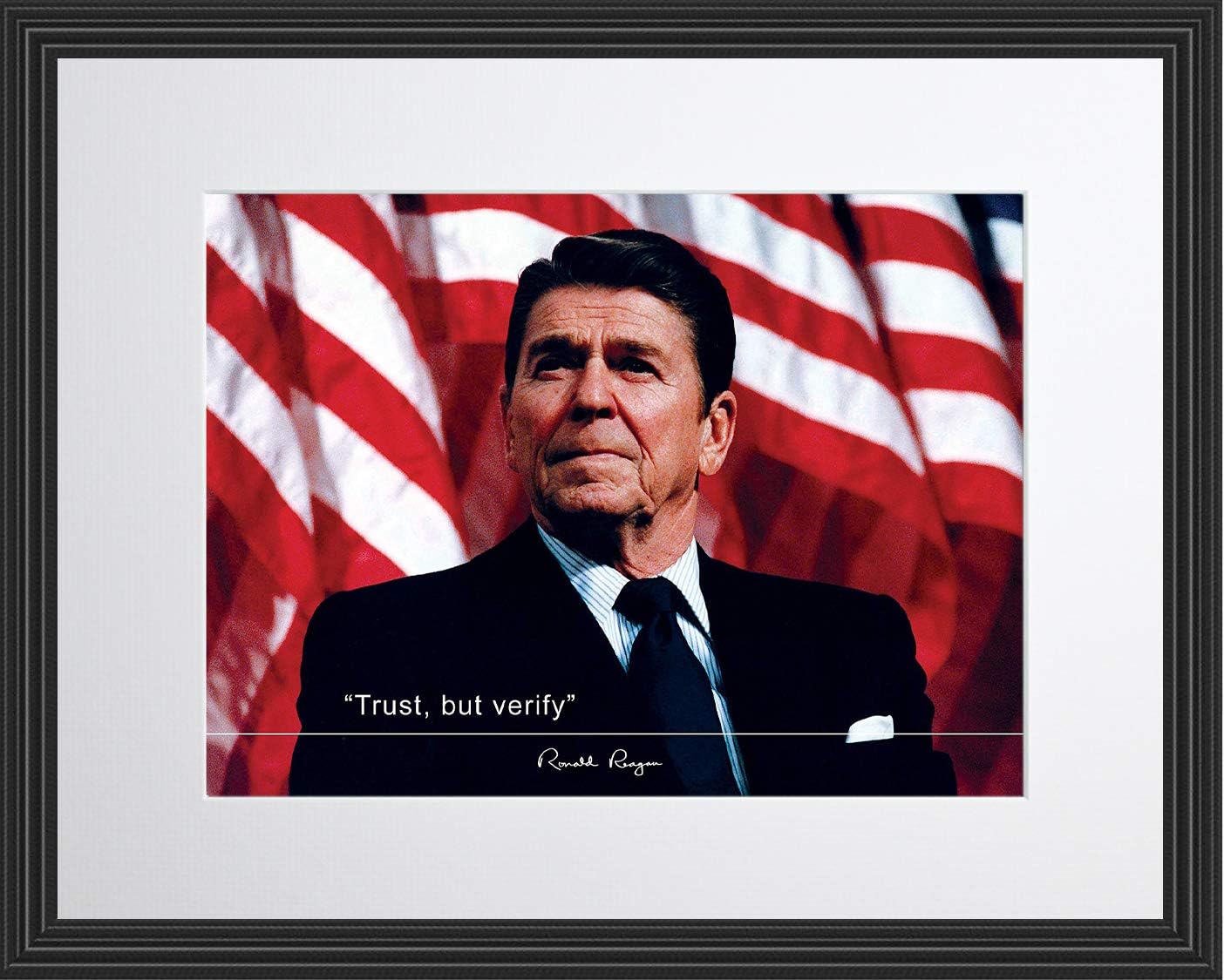 Amazon.com: Ronald Reagan's inspirational quotes - Trust, but verify ...