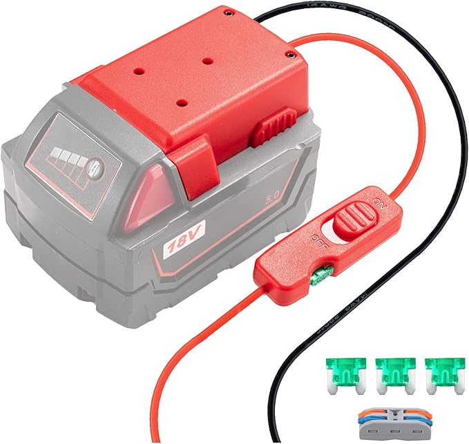 Power Wheel Adapter for Milwaukee M18 Battery Adapter 18V Battery ...