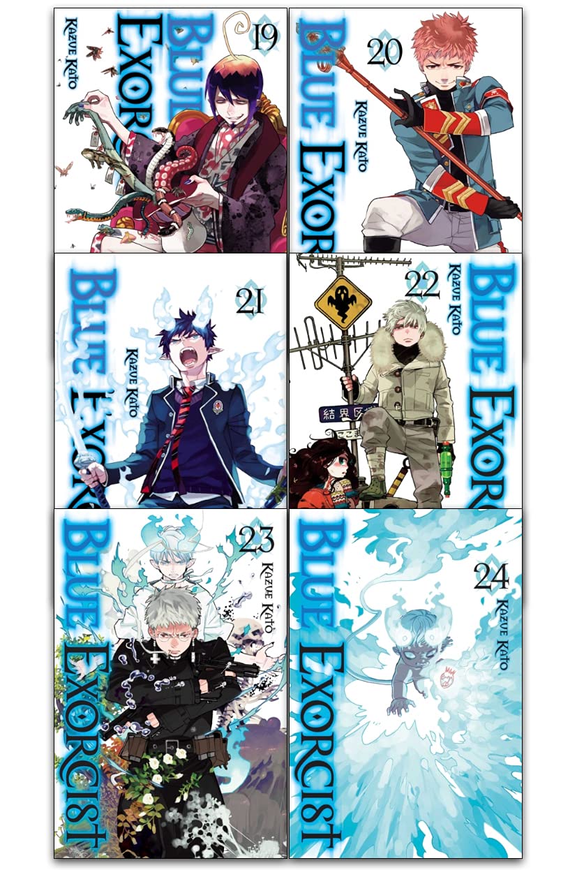 Blue Exorcist Volume 19-24 Collection 6 Books Set by Kazue Kato: Amazon ...