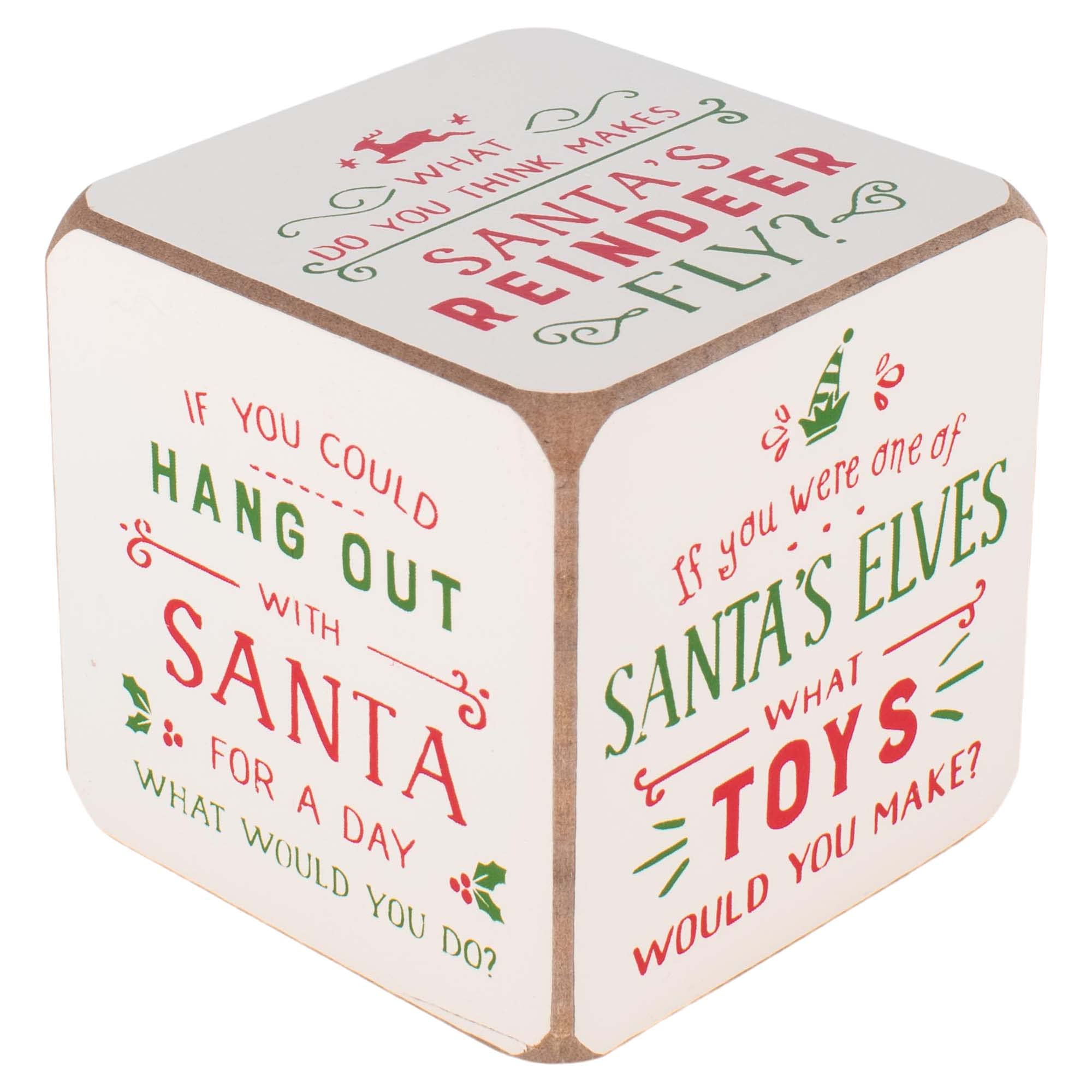 Amazon.com: DEMDACO Conversation Block Soft Cream 3 x 3 MDF Wood ...