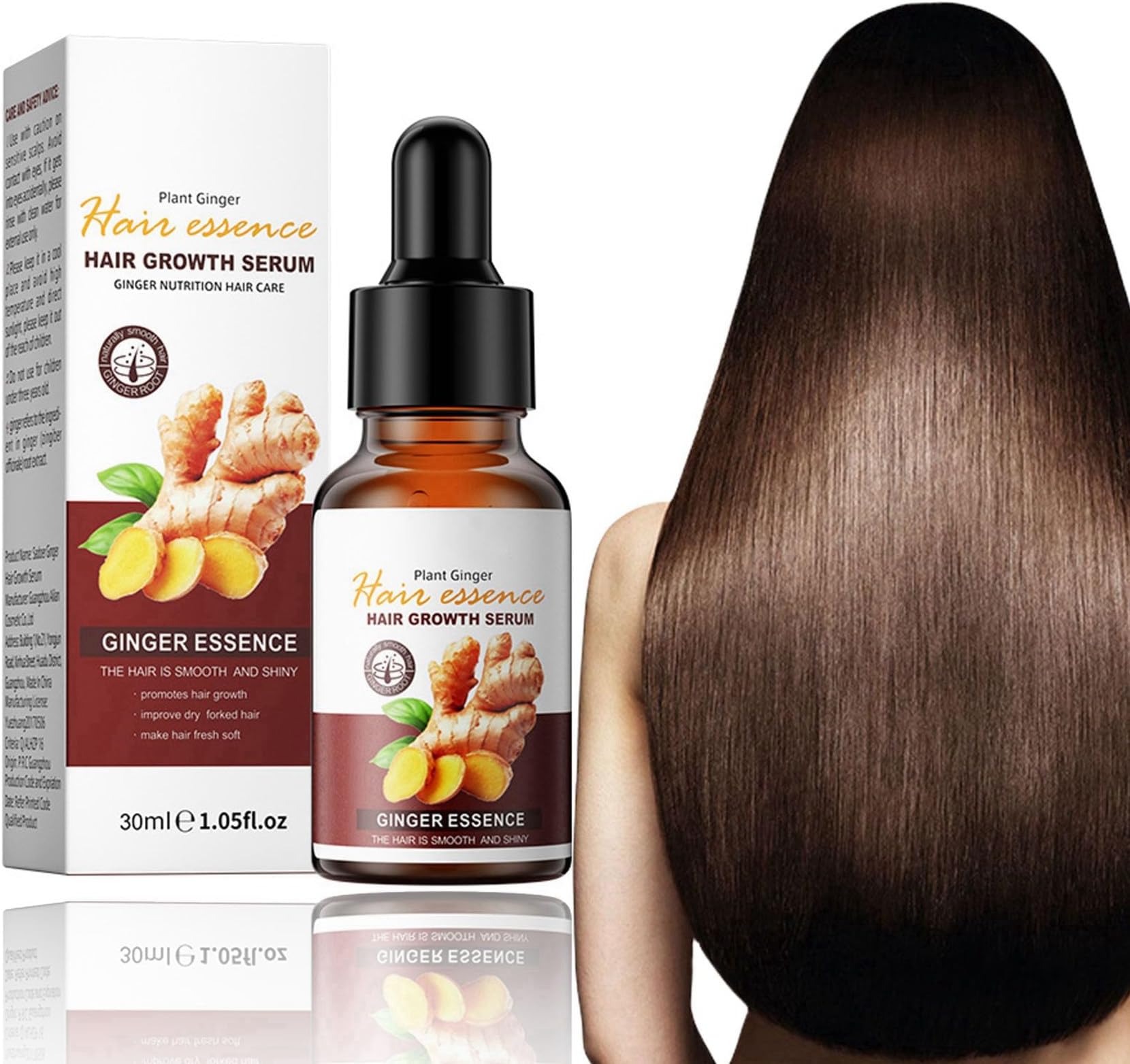 Amazon.com : Hair Regrow 7 Day, Ginger Germinal Essential Oil Hair ...
