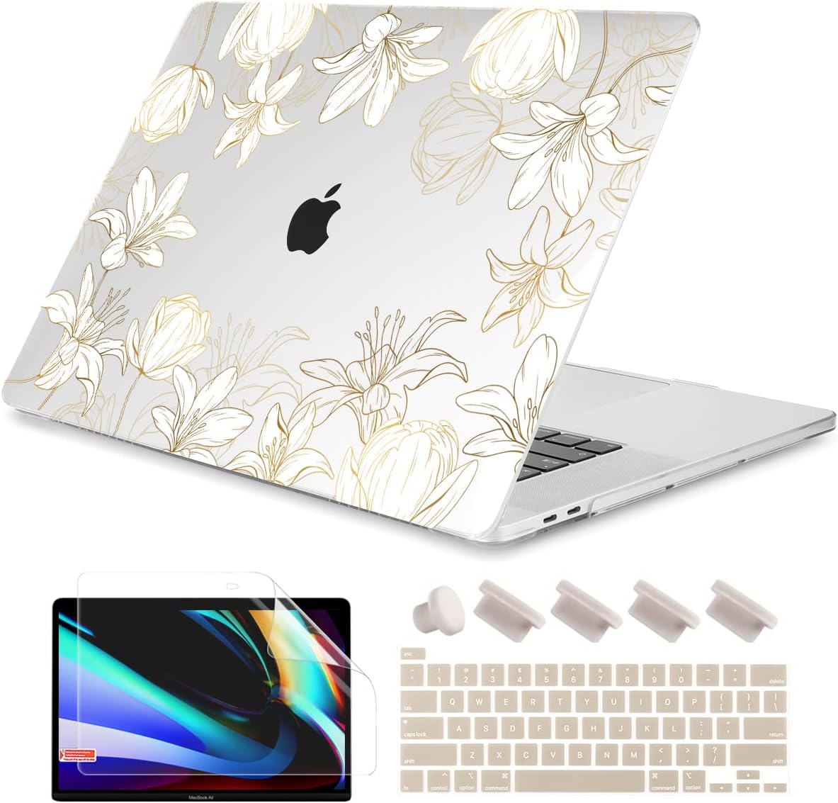 Amazon.com: DONGKE Compatible with Older MacBook Pro 16 inch Case 2020 ...