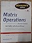 Schaum's Outline of Matrix Operations : BRONSON: Amazon.it: Libri
