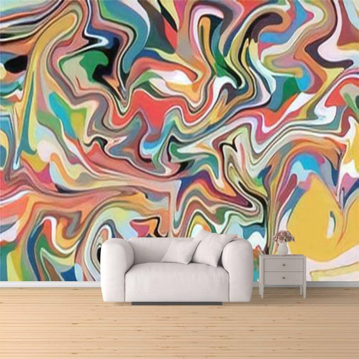 Autoadhesivo De Mezcla De Colores Adhesivo Azul Mate Horizonte