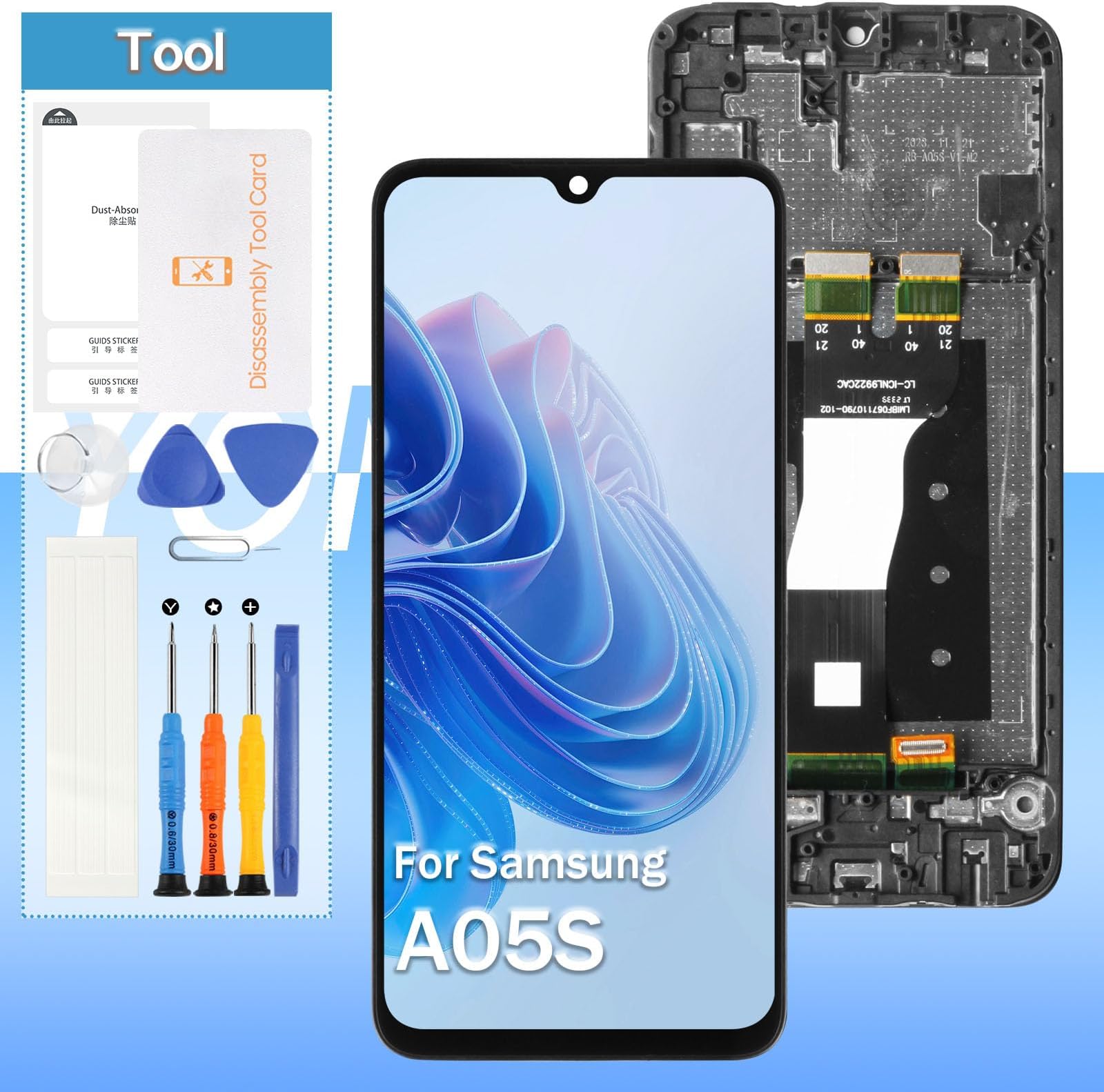 Amazon.com: Olivechard A05S OEM Original LCD Display for Samsung Galaxy ...