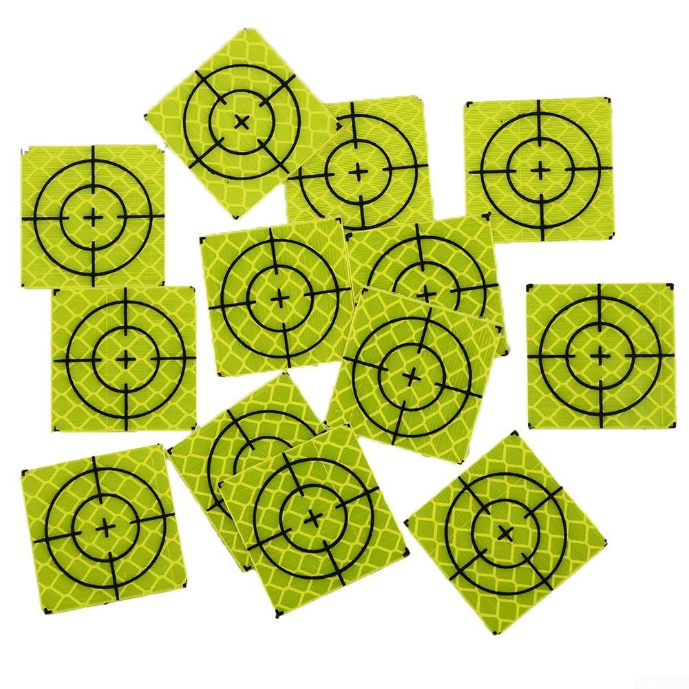 Survey Reflector Stickers Reflective Retro Targets (Pack Of 20)
