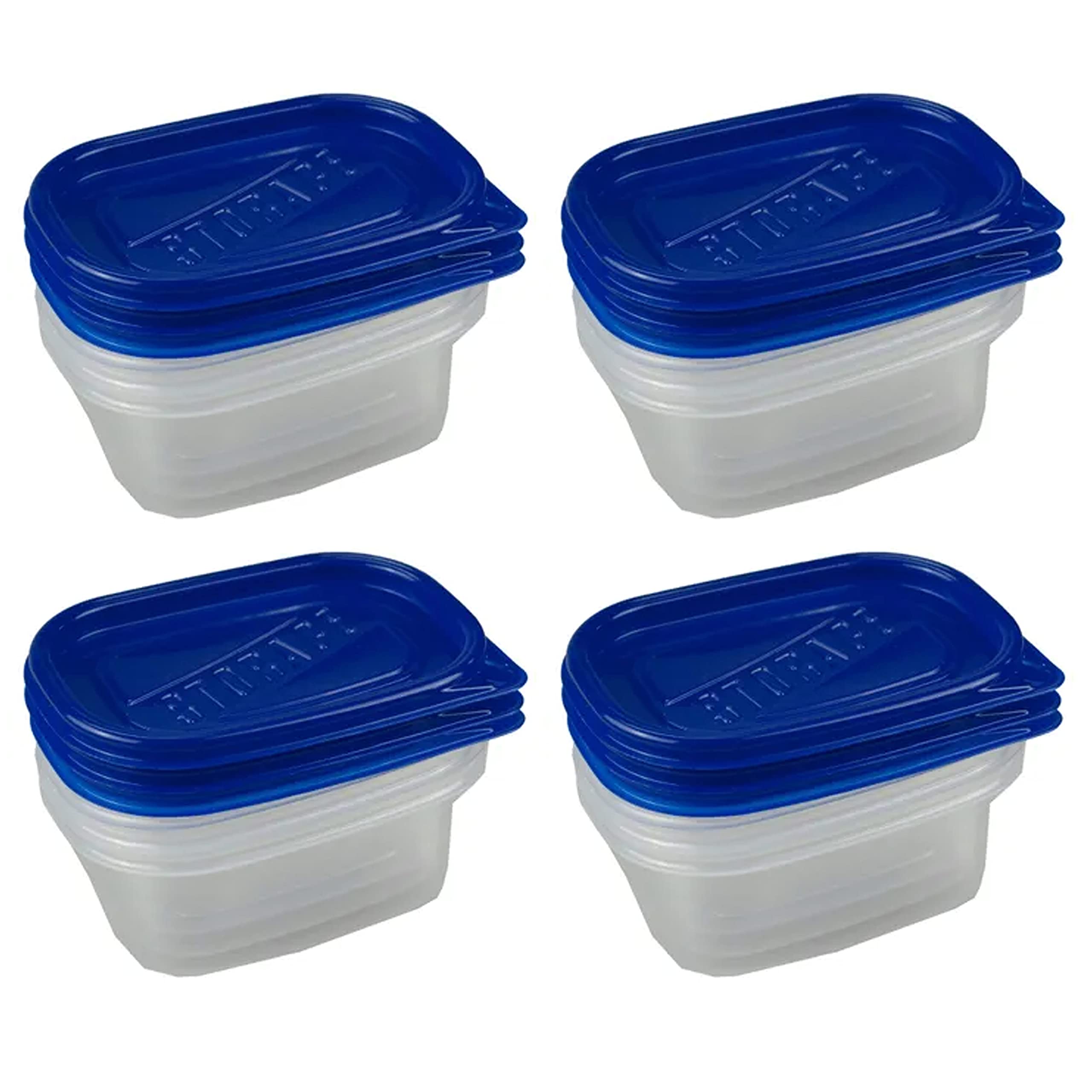 Amazon.com: 12 Pc Small Food Storage Container Meal Prep Freezer ...