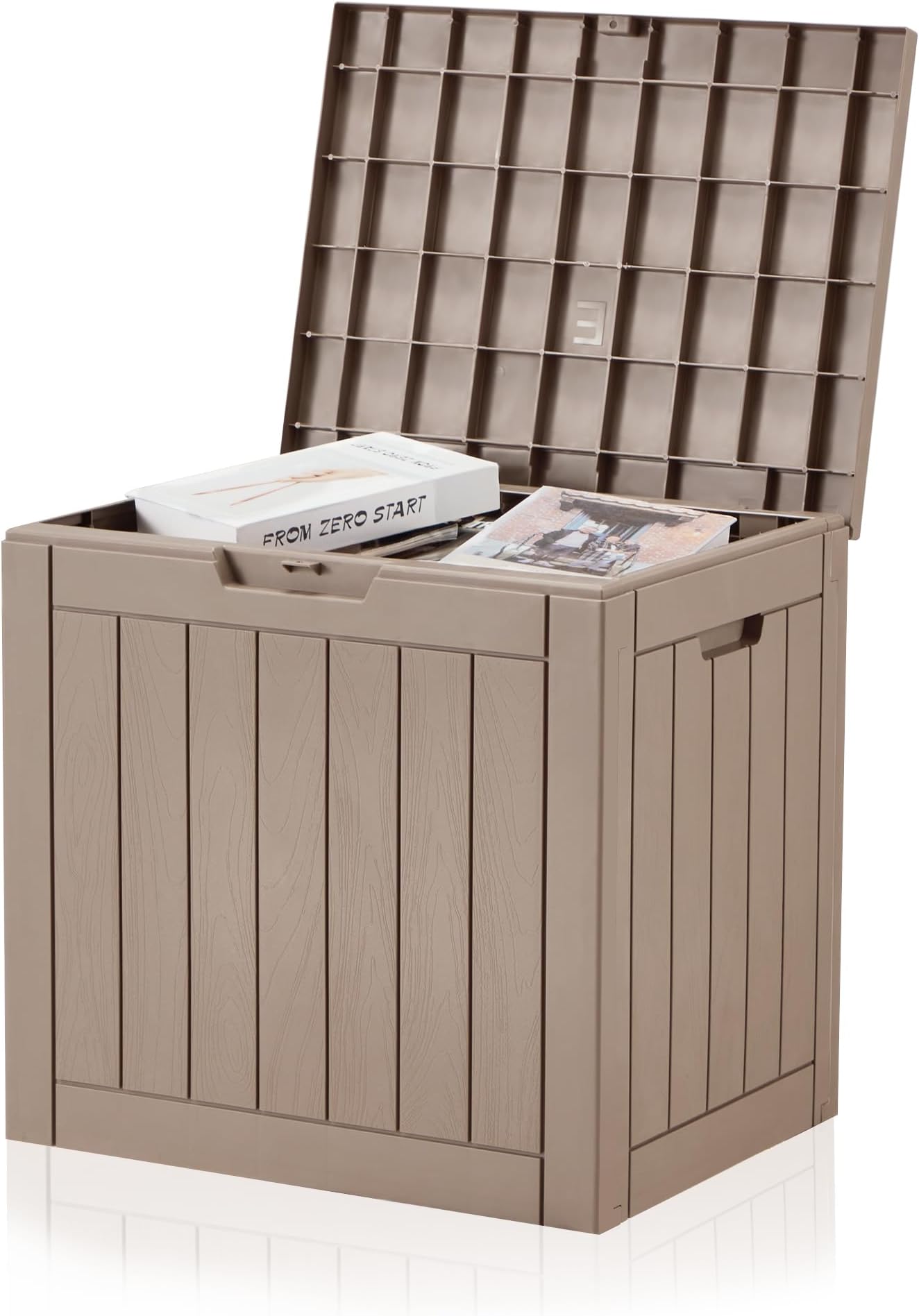 Amazon.com: HABUTWAY Large Outdoor Storage Deck Box Waterproof Storage ...