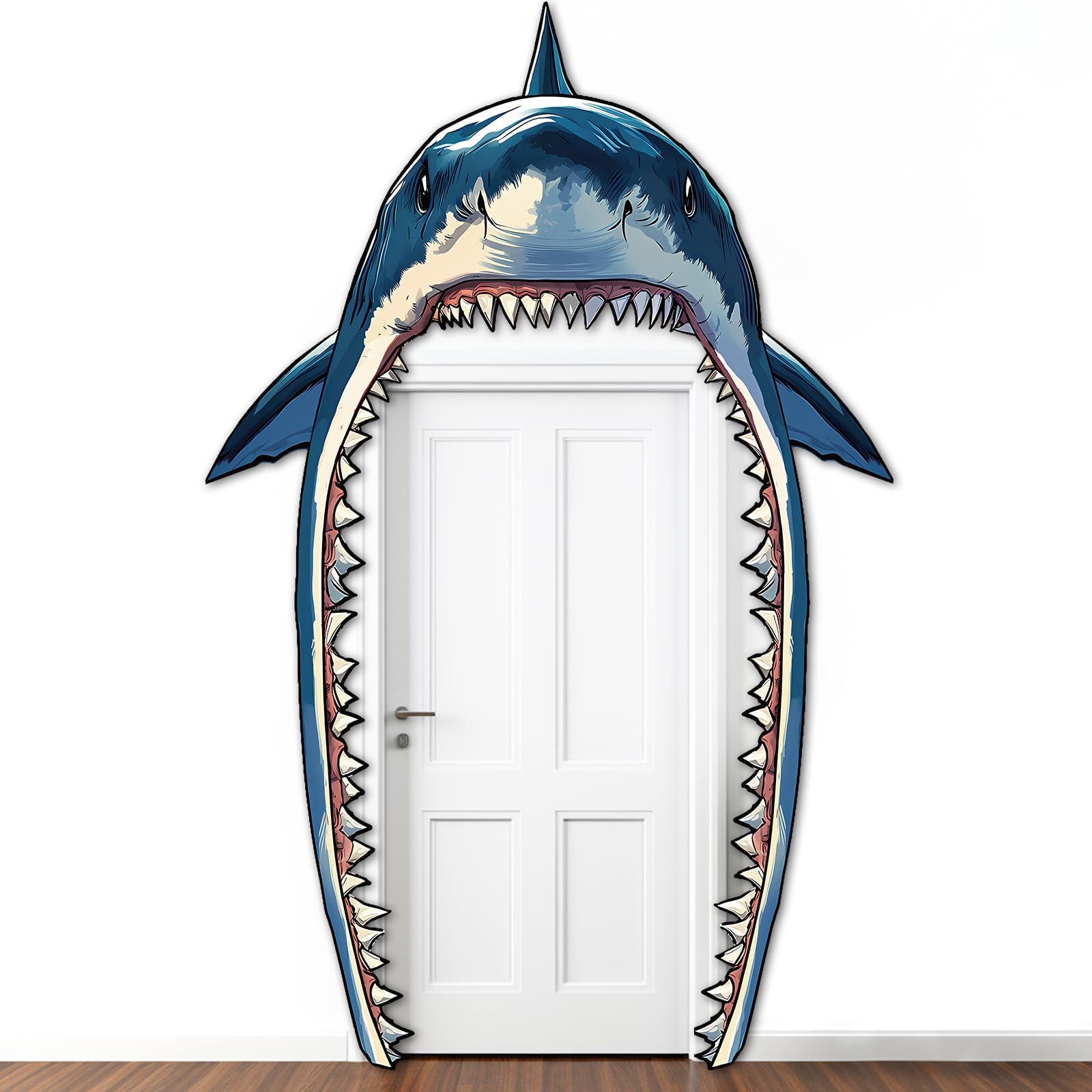 Amazon.com: Shark Themed Party Banner - Sea Animal Photo Backdrop ...