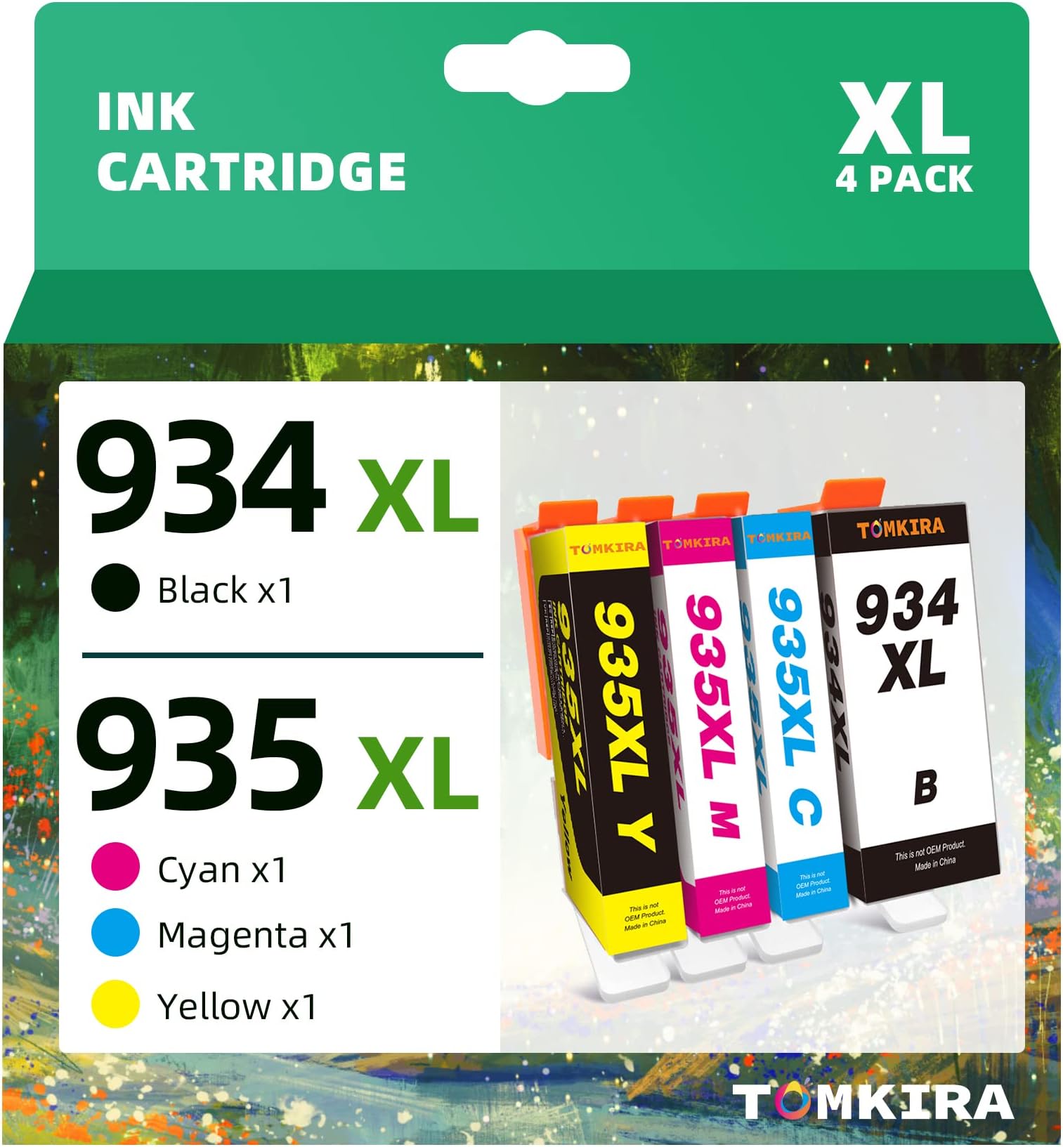 Amazon.com: 934XL 935XL Compatible Ink Cartridge Replacement for HP 934 ...