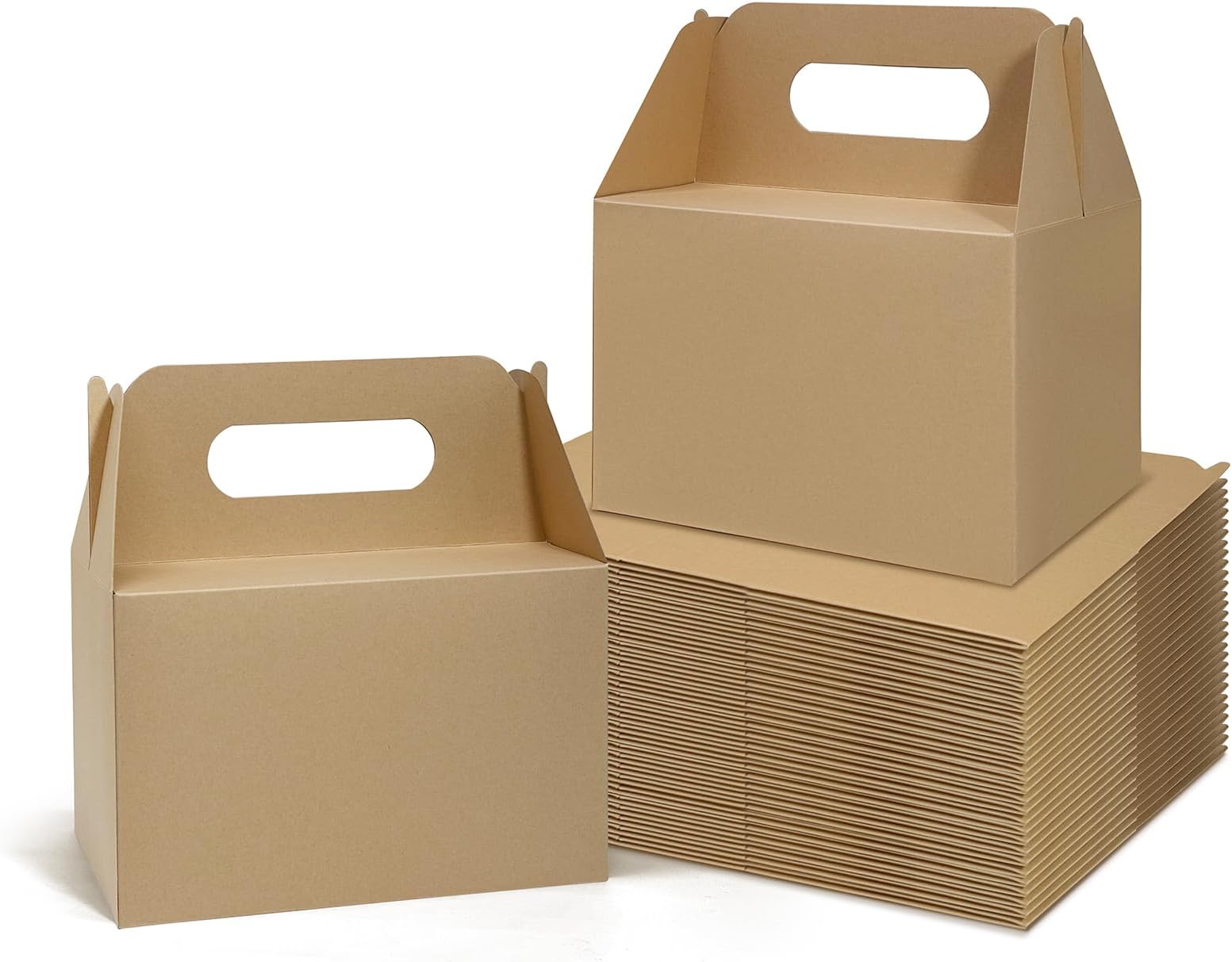 Amazon.com: 30 Pcs 9 x 6 x 6 Large Gable Boxes Cardboard Paper with ...