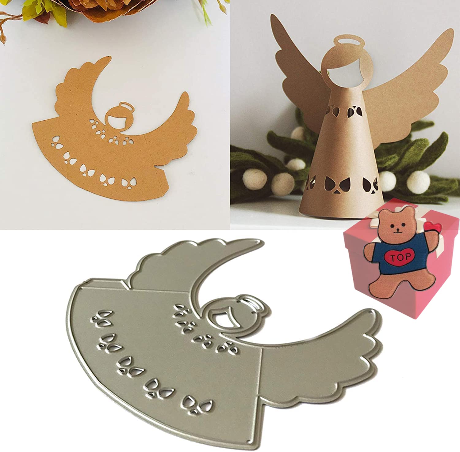 Angel Cutting Dies for Card Making，Angel Cutting Dies Cut Stencils for ...