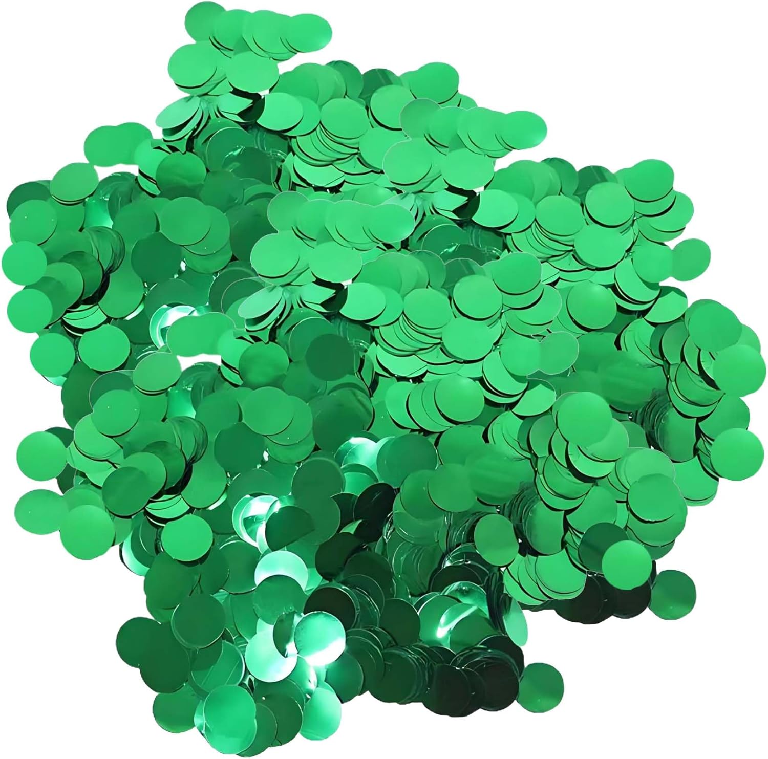 Amazon.com: Green Metallic Foil Confetti 8000 Pcs Shiny Round Table ...