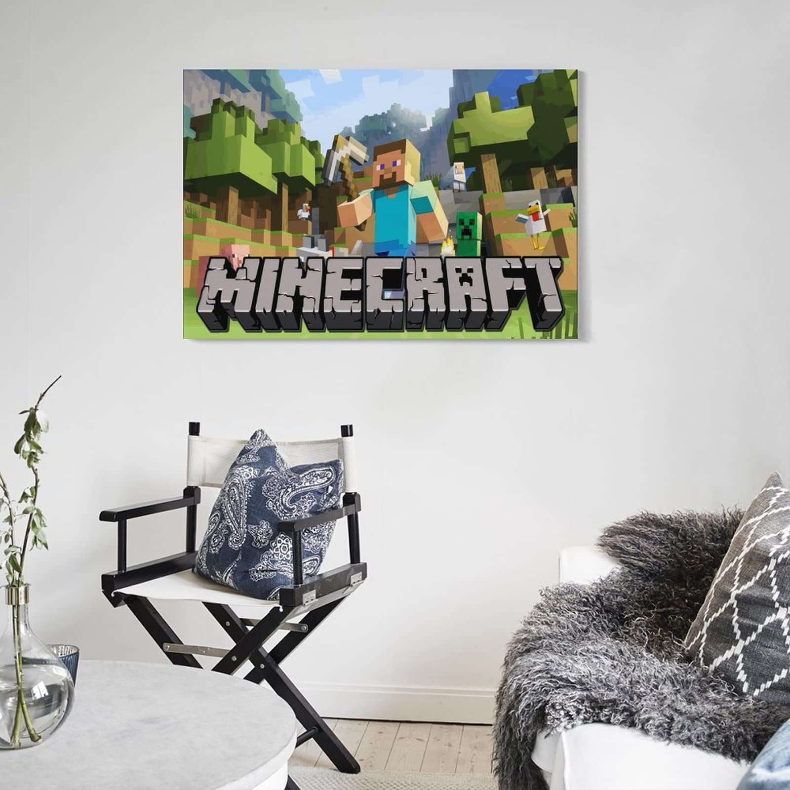 Peinture Minecraft Révélation.