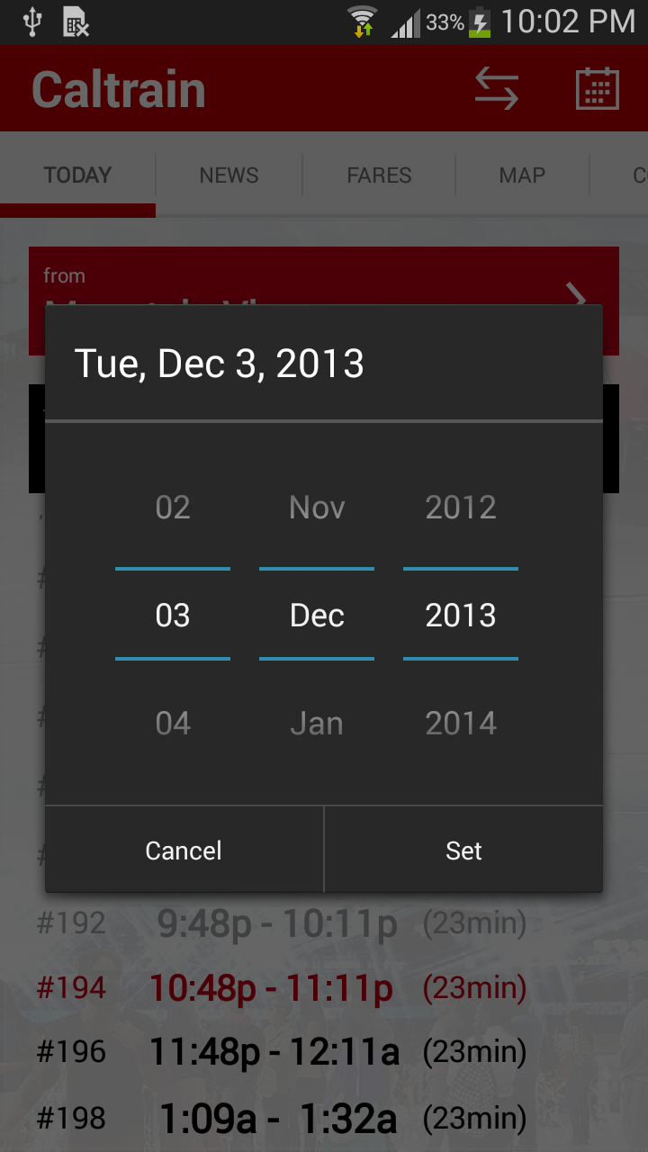 Caltrain - App on Amazon Appstore
