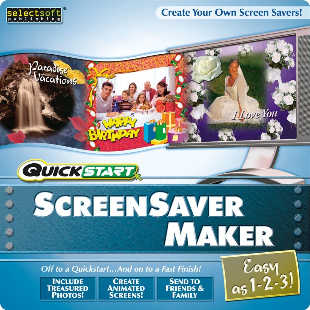 Amazon.com: Quickstart: ScreenSaver Maker [Download] : Software
