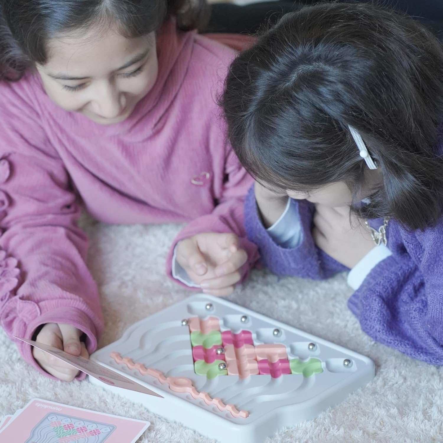 nunukids Rompecabezas de circuito de mármol, emocionante juguete de laberinto para niños ...
