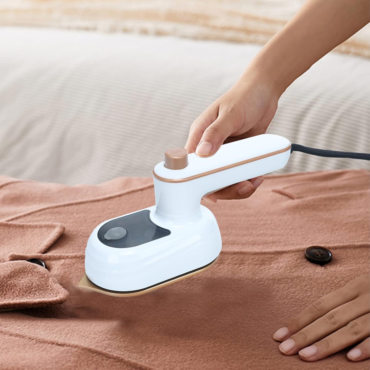 Amazon.com: Upgrade Mini Ironing Machine, Portable 180°Rotatable ...