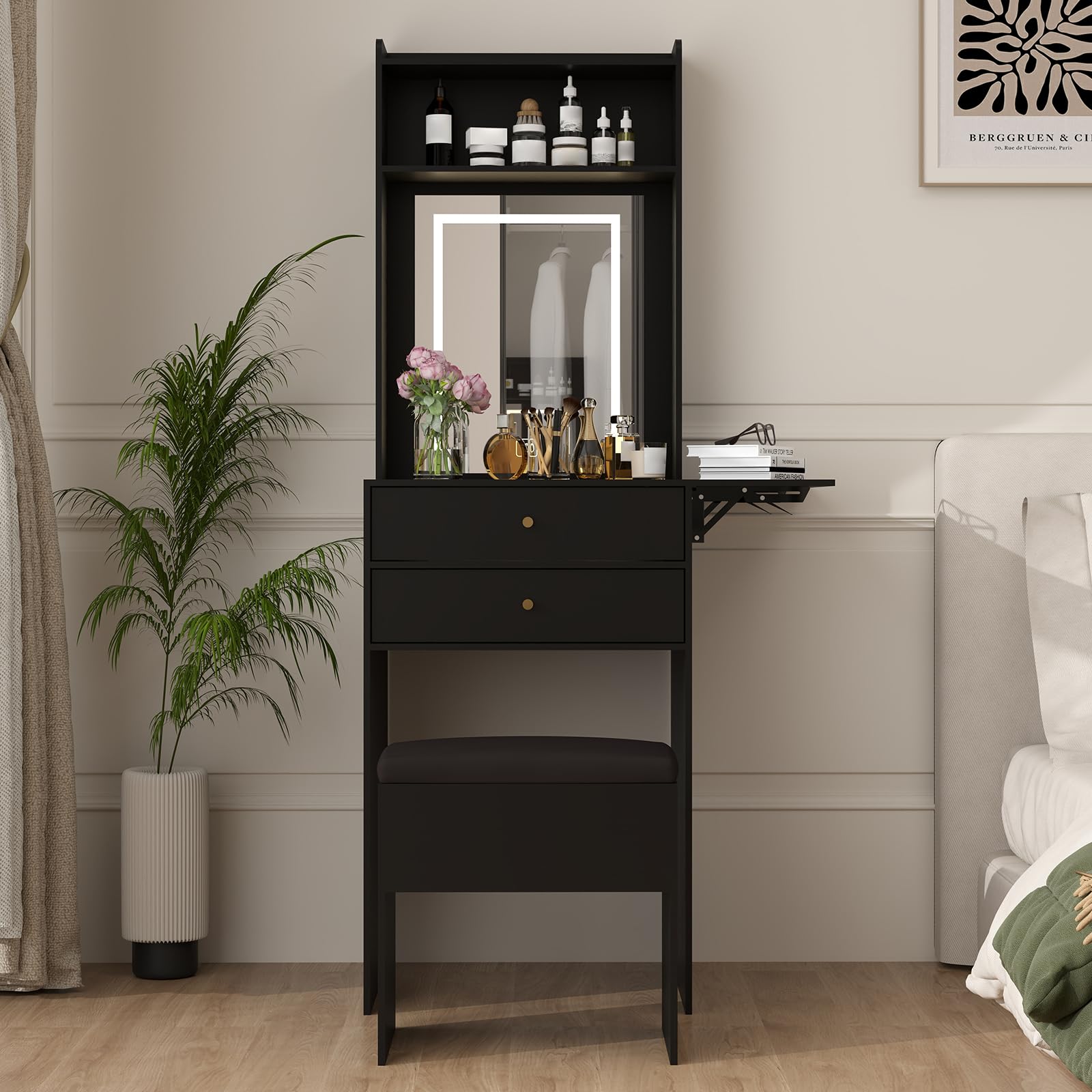 black gloss dressing table stool | Dresses Images 2025