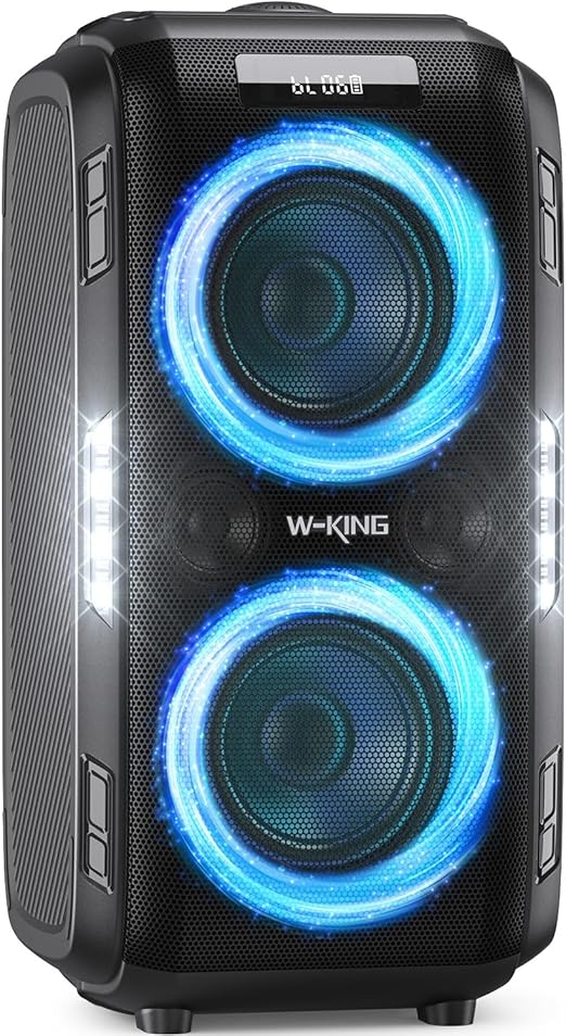 Amazon.com: W-KING 250W PEAK Large Bluetooth Speaker Loudest/Massive ...