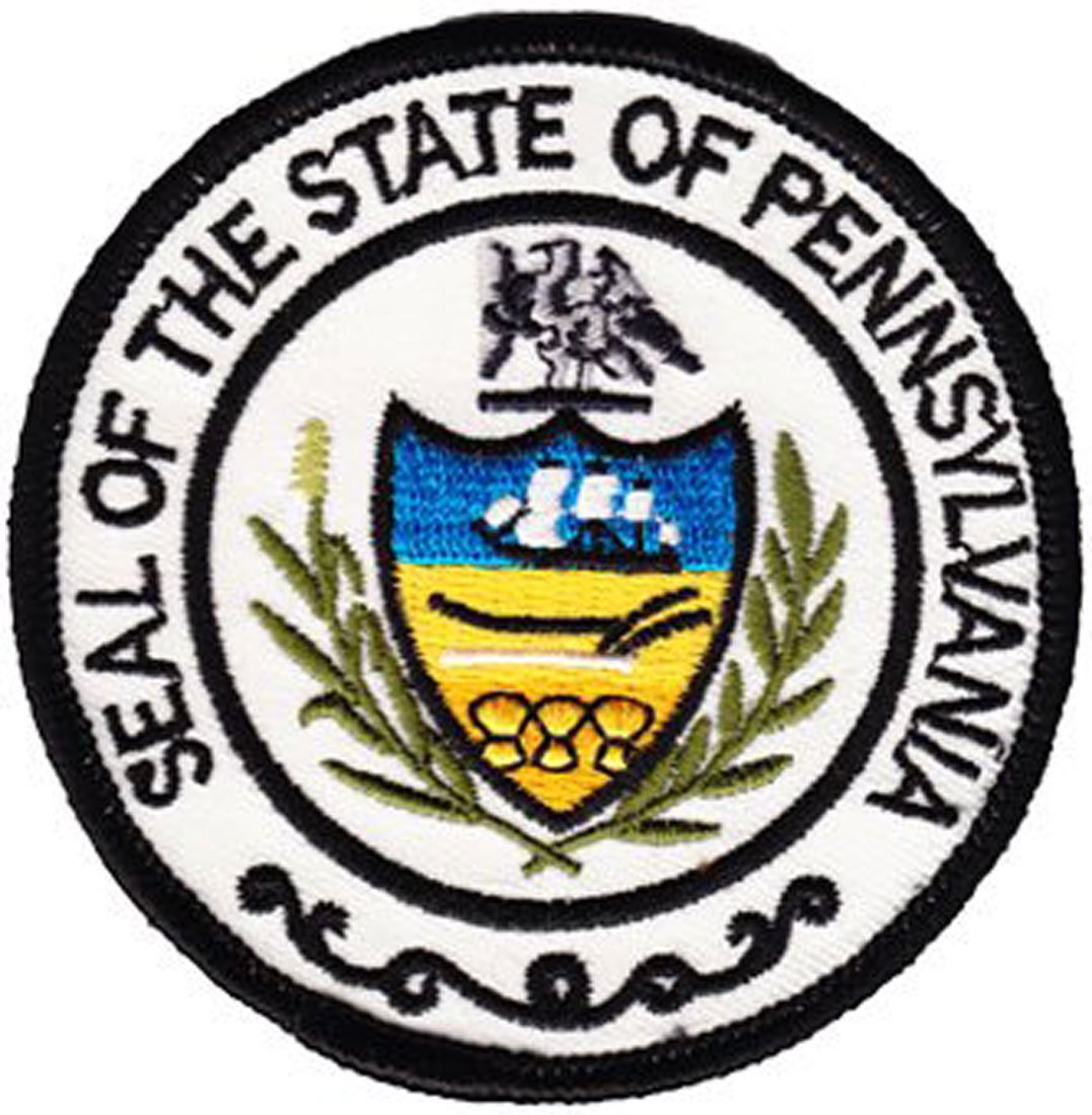 Amazon.com: Pennsylvania - 3 in Round State Seal Patch : Arts, Crafts ...