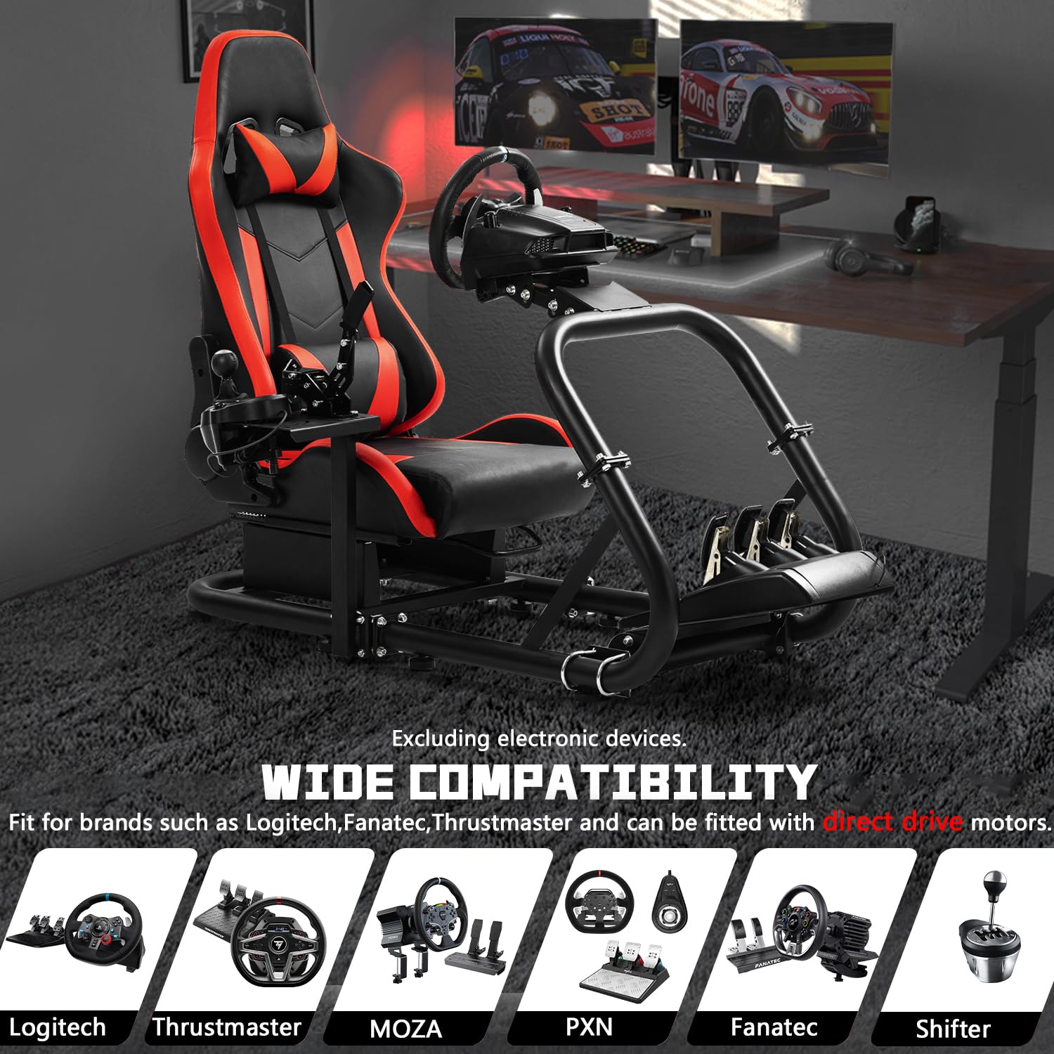 Moza Racing Azracing CS-Pro Modular Simracing Cockpit Drive Pro Sport ...