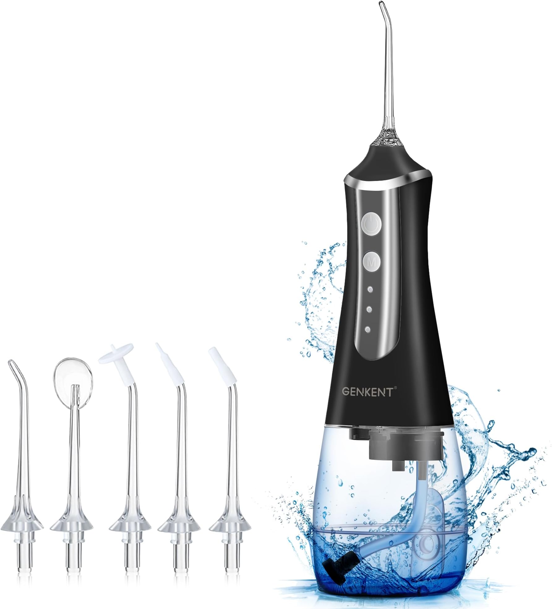 Amazon.com: Water Flossers for Teeth, 300ML Cordless Water Flosser ...