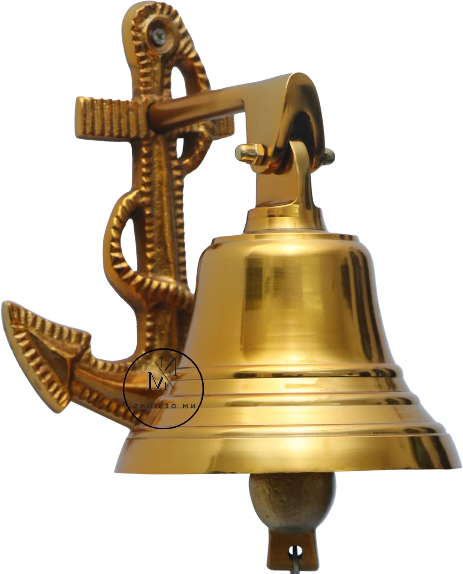Amazon.com: N M Designs Anchor Ship Bells - Large Dinner Call Bell ...