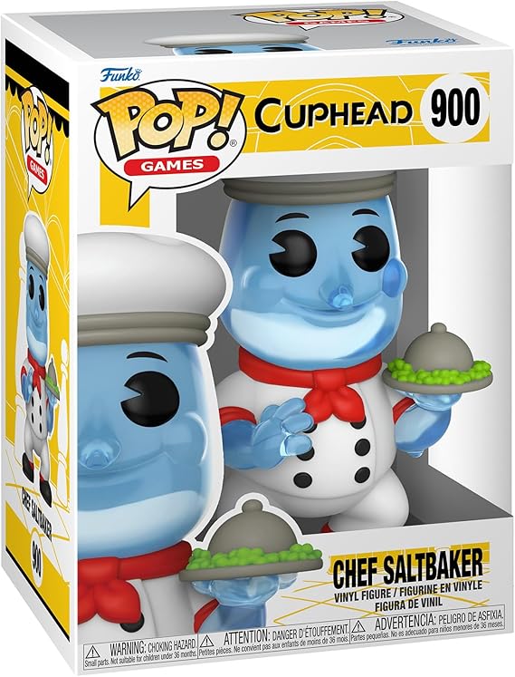 Amazon.com: Funko Pop! Games: Cuphead - Chef Saltbaker with Chase ...