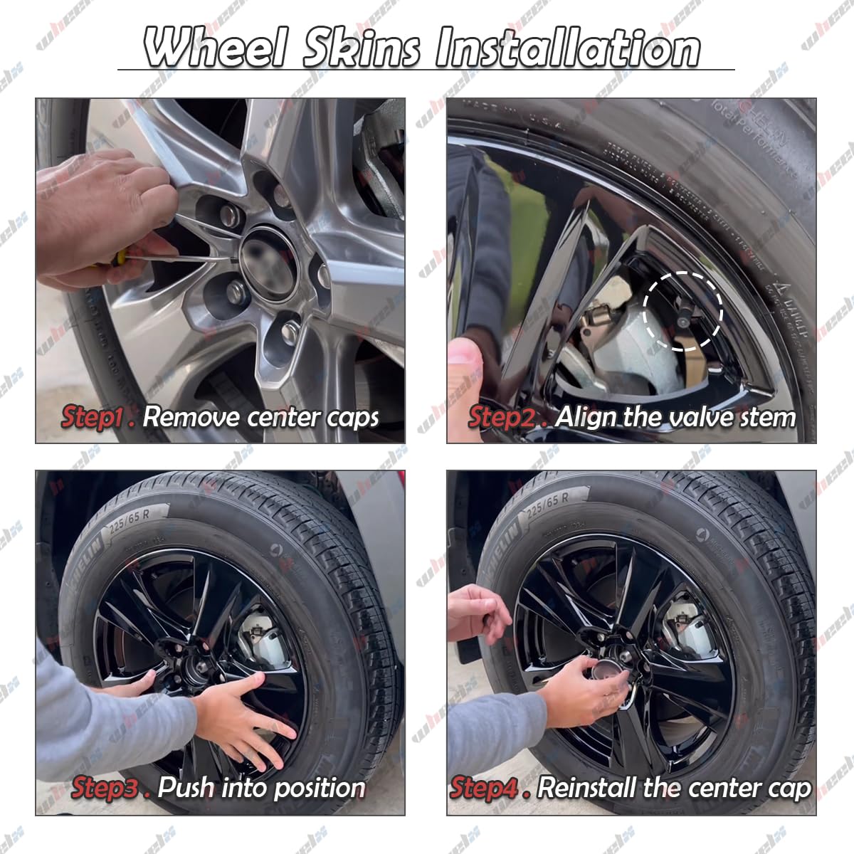 Snapklik.com : WheelX 18 Inch Hubcap Wheel Covers Compatible