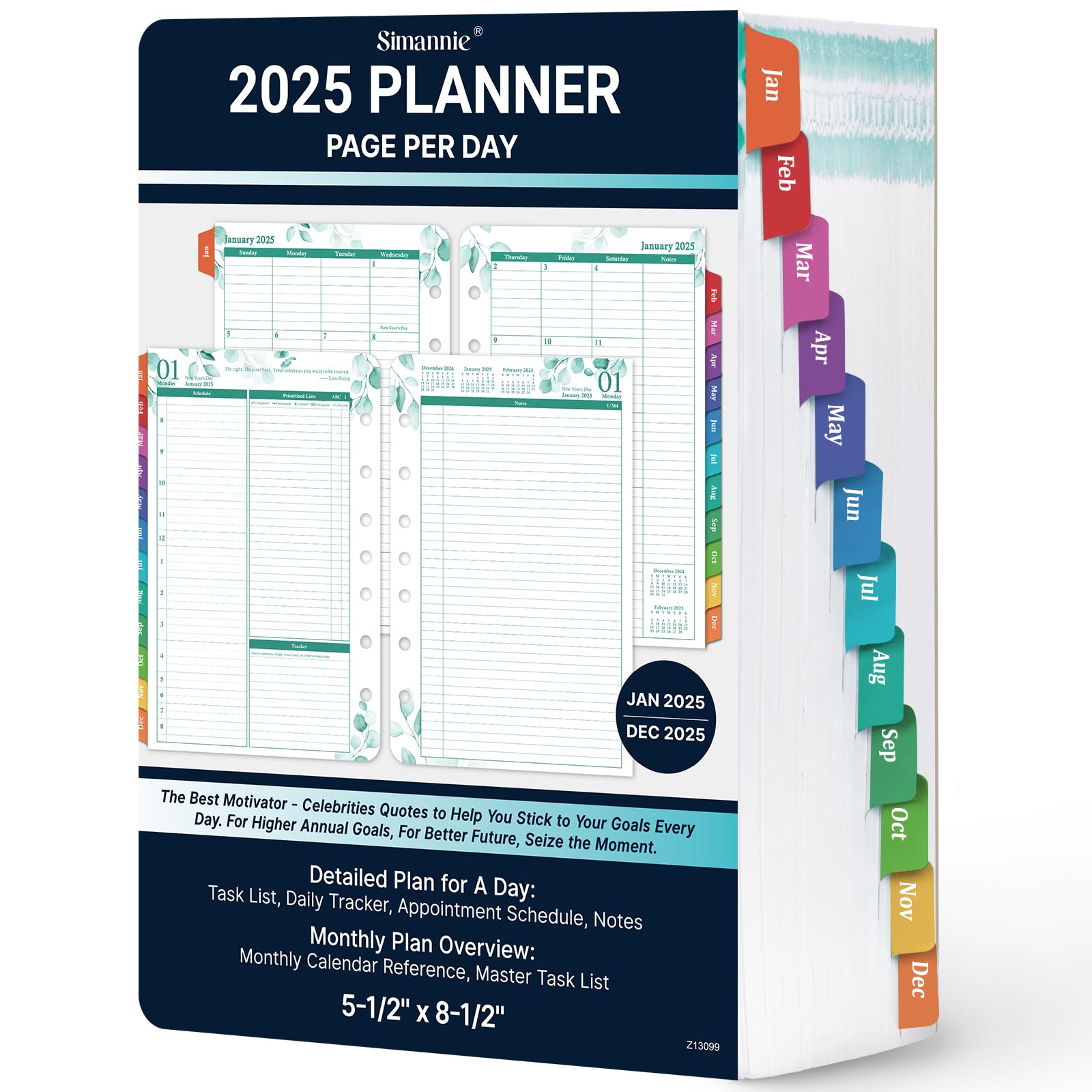 Snapklik.com : 2025 Planner Refills - Planner Refills 2025, January ...