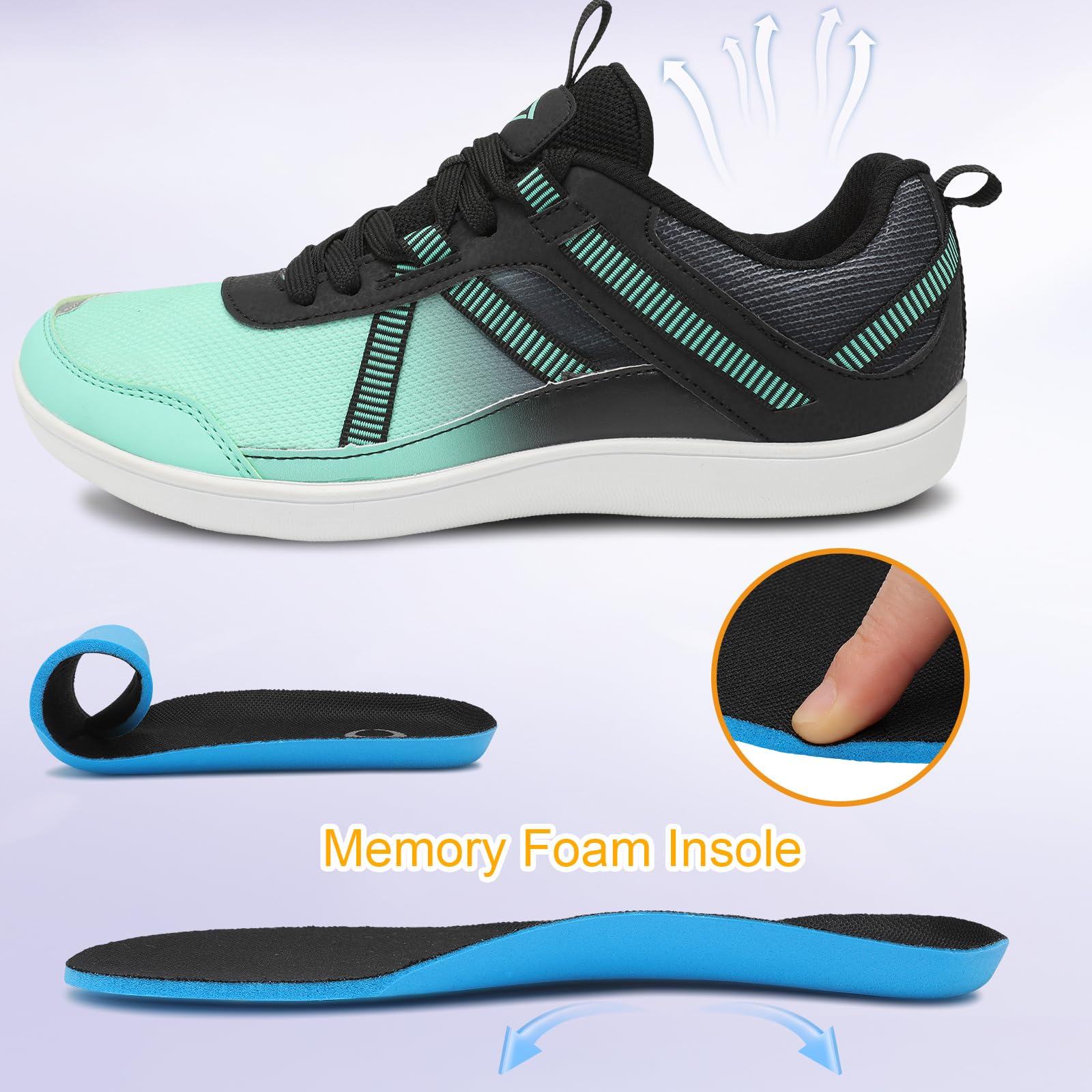 Snapklik.com : Women Barefoot Walking Running Shoe Lightweight ...
