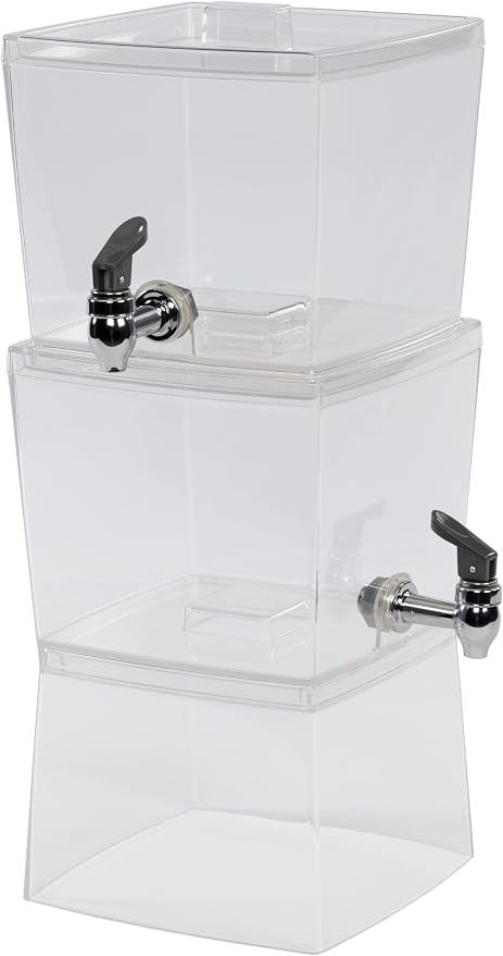 Amazon.com | CreativeWare 1.5 gallon 2 Units Stacking Beverage ...